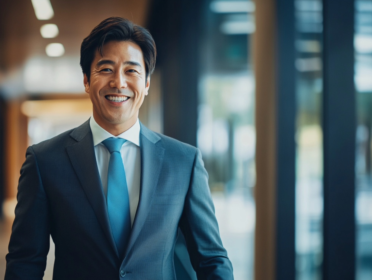 Professional Man in Modern Office Photo on Lummi