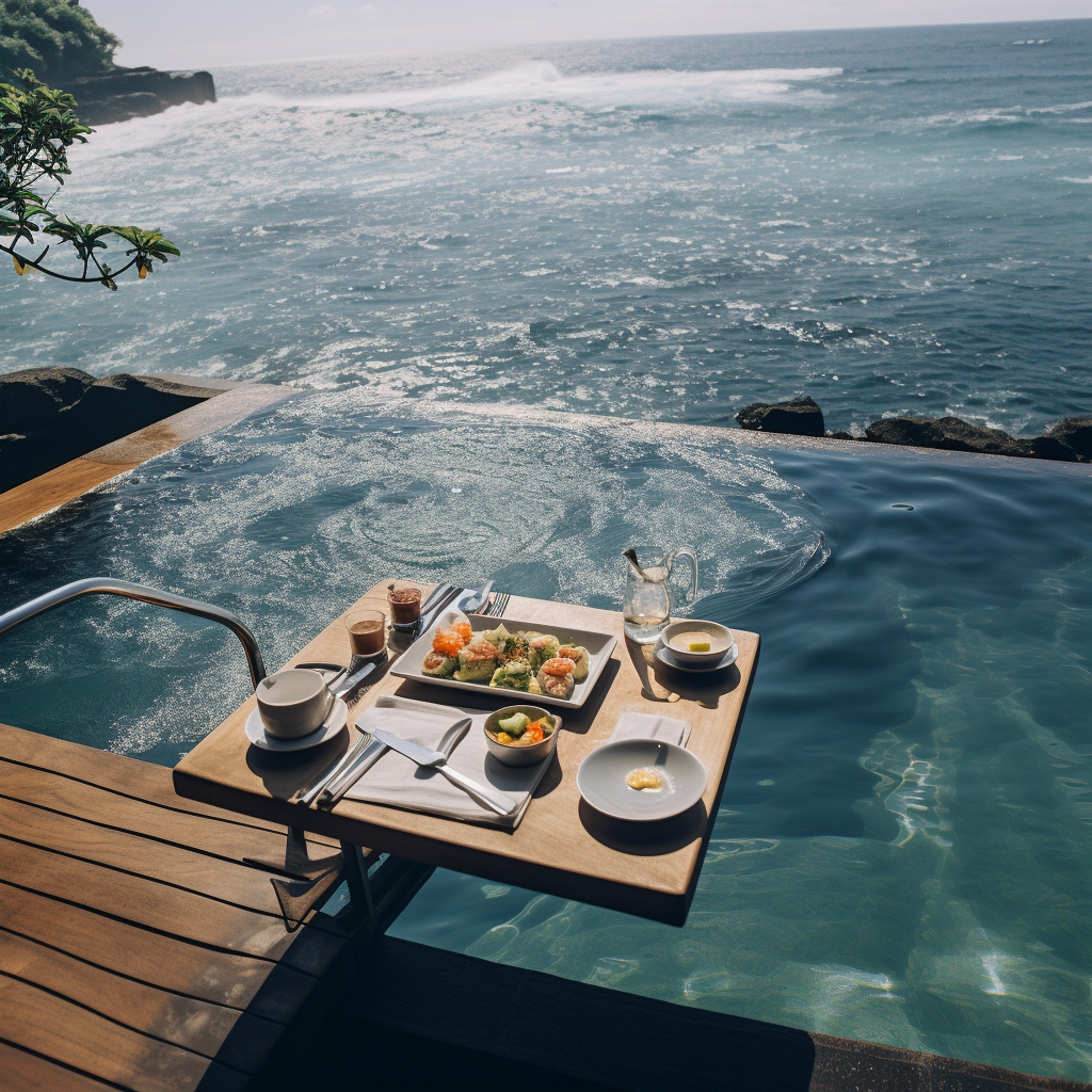 Tranquil Oceanfront Breakfast Bliss Photo on Lummi