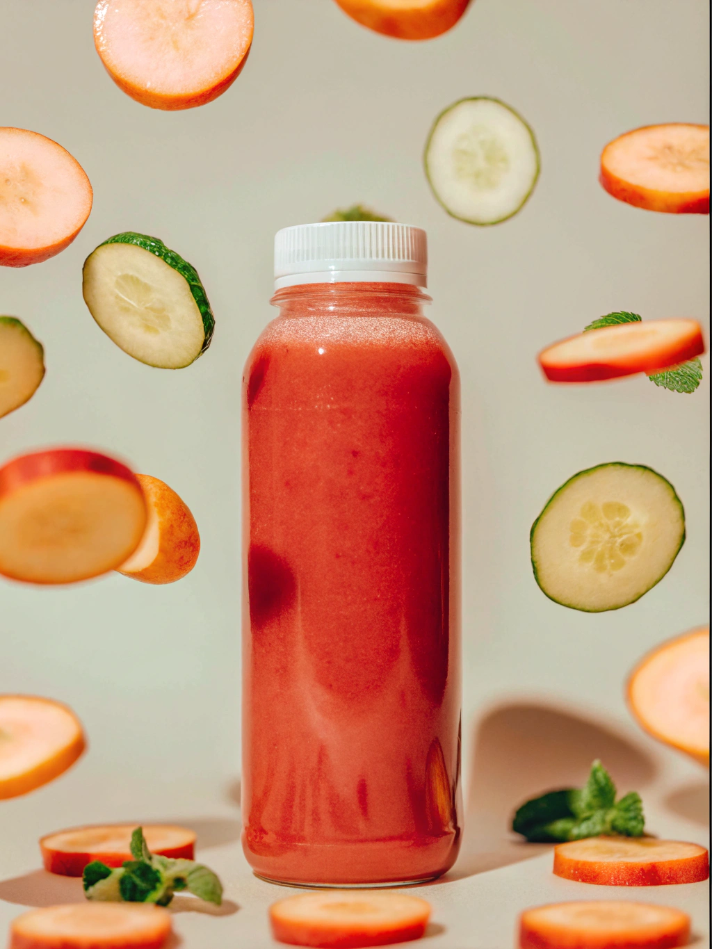 Red Smoothie Display Photo on Lummi