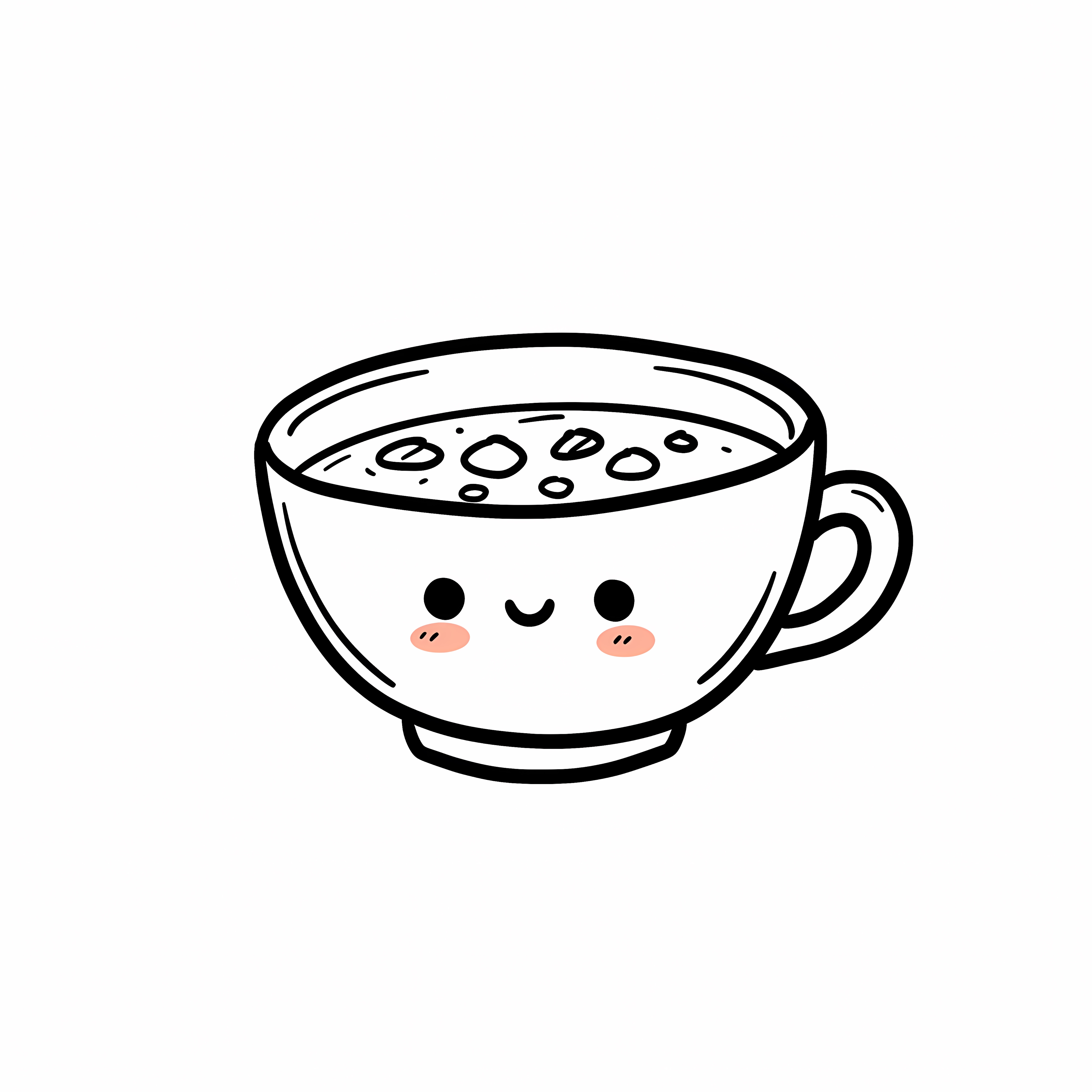 Smiling Cup Illustration Illustration on Lummi
