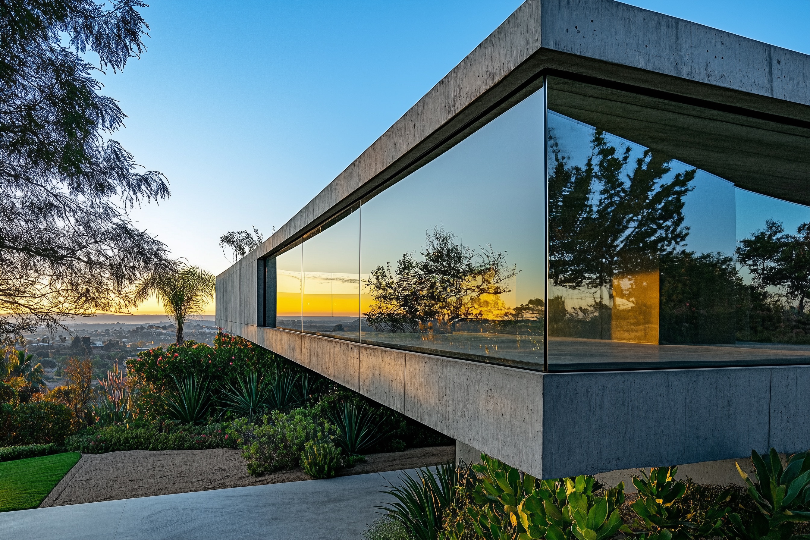 Modern Glass House Photo on Lummi