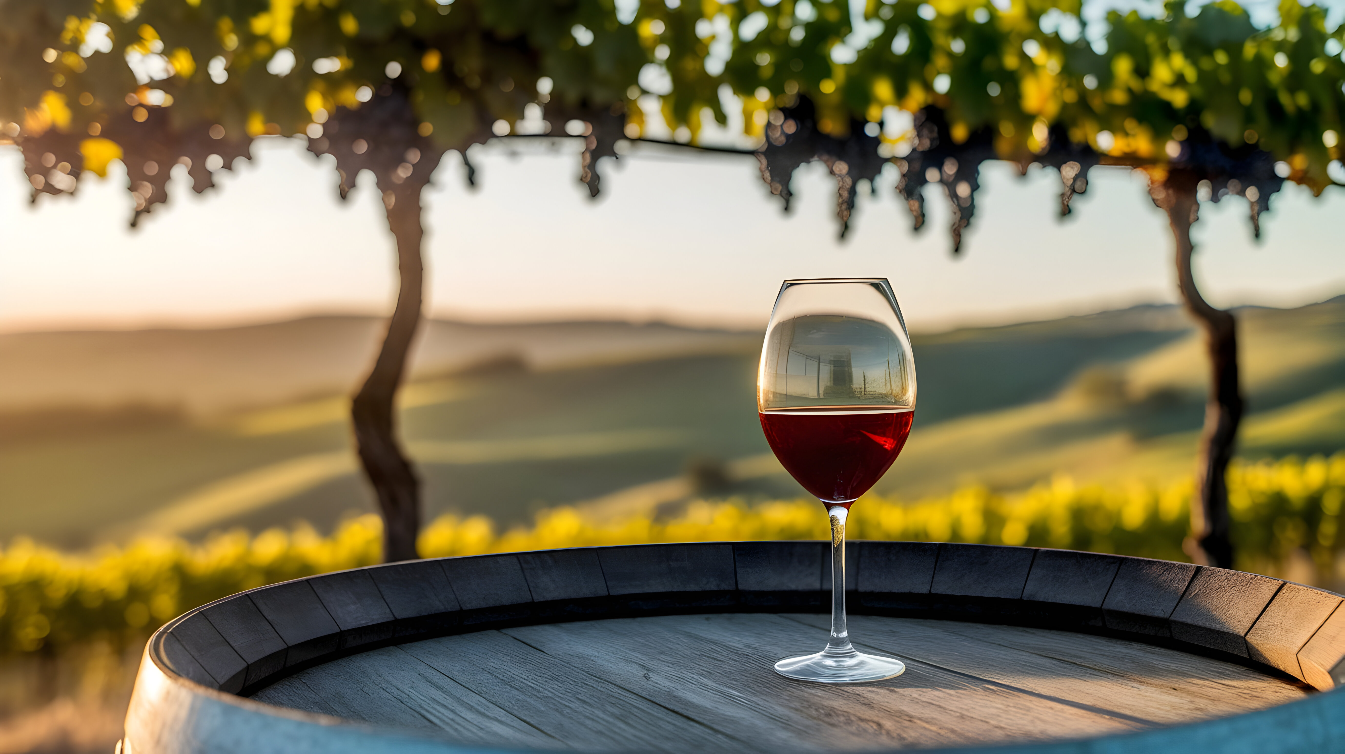 Vineyard Wine Scene Photo on Lummi