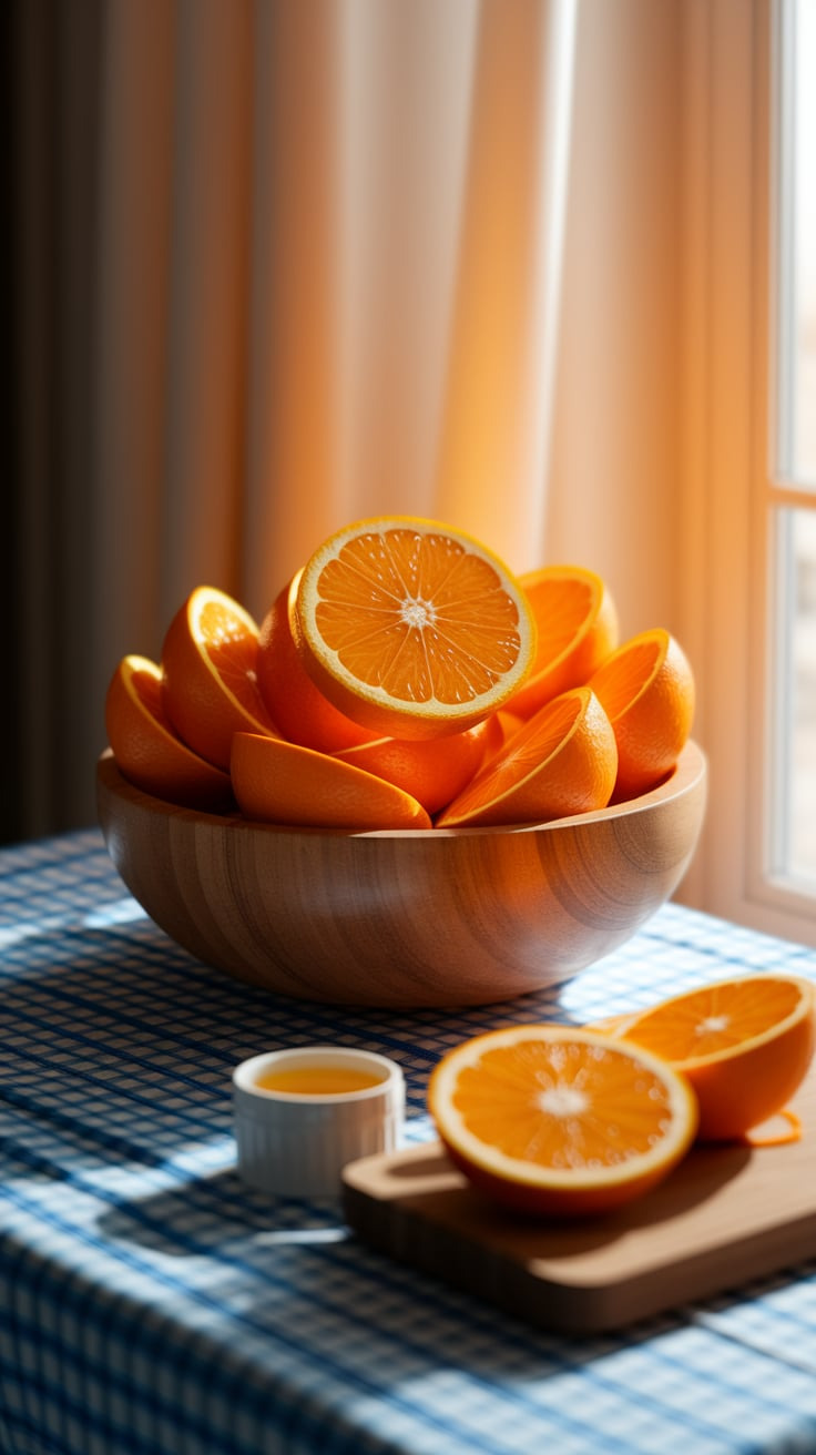 Fresh Orange Display Photo on Lummi