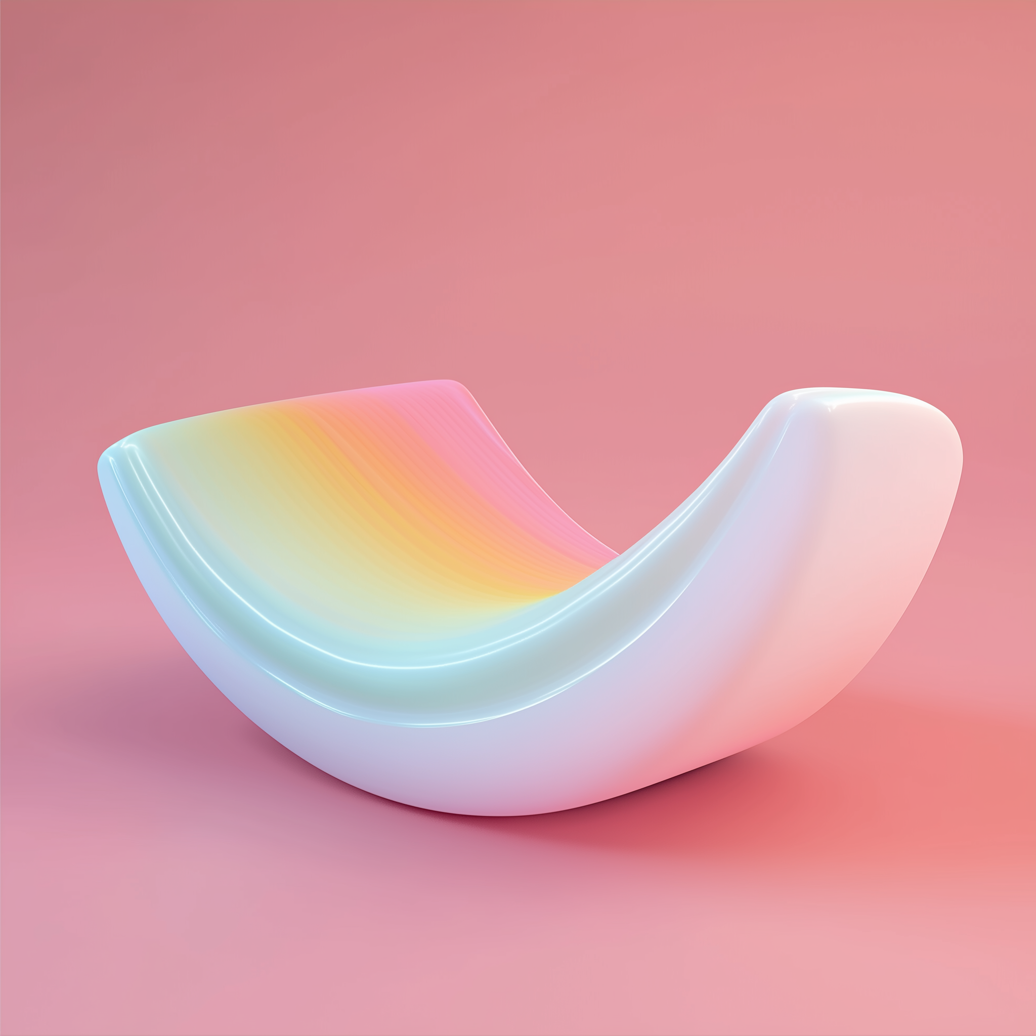 Modern Gradient Chair 3D Image on Lummi