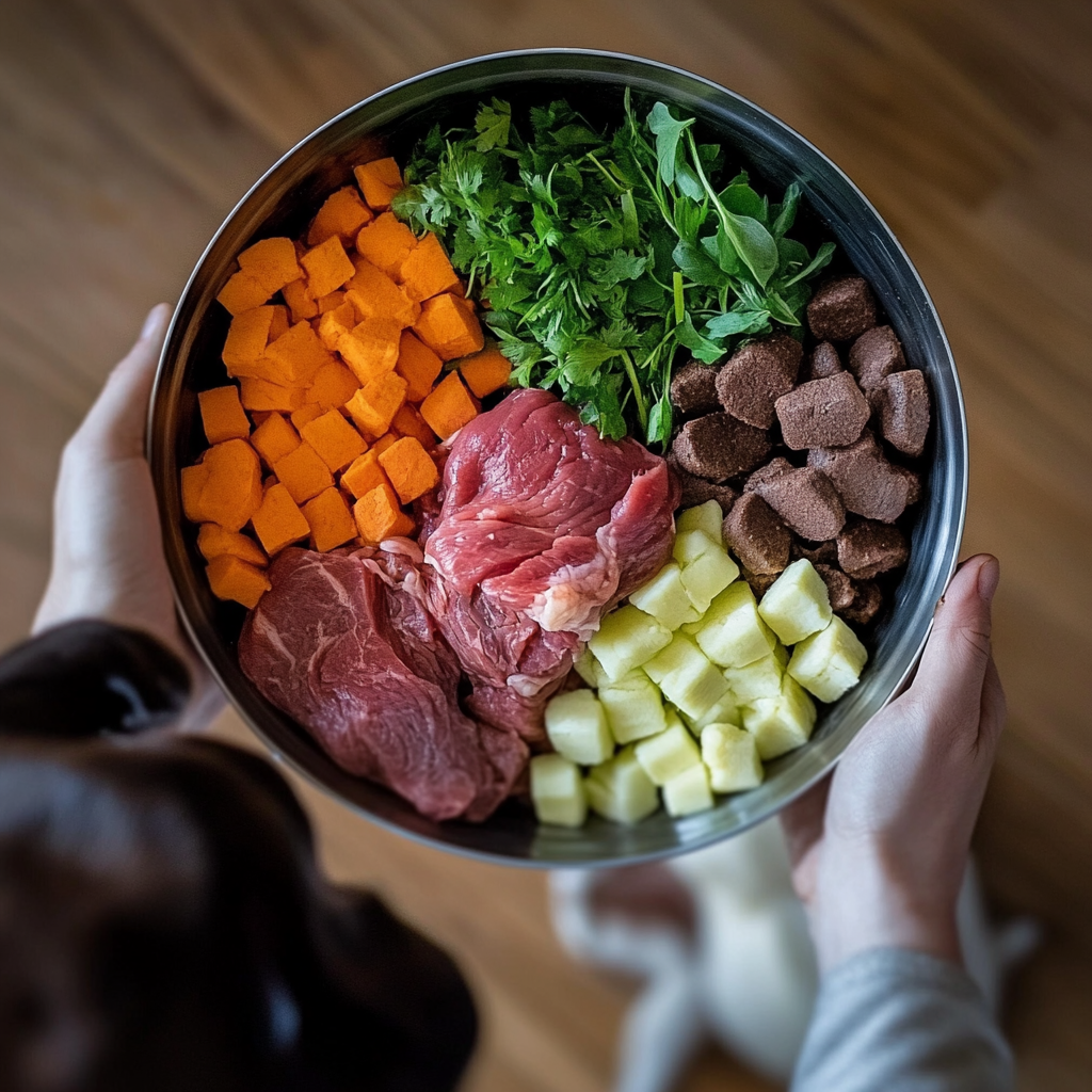 Nutritious Pet Meal Preparation Photo on Lummi