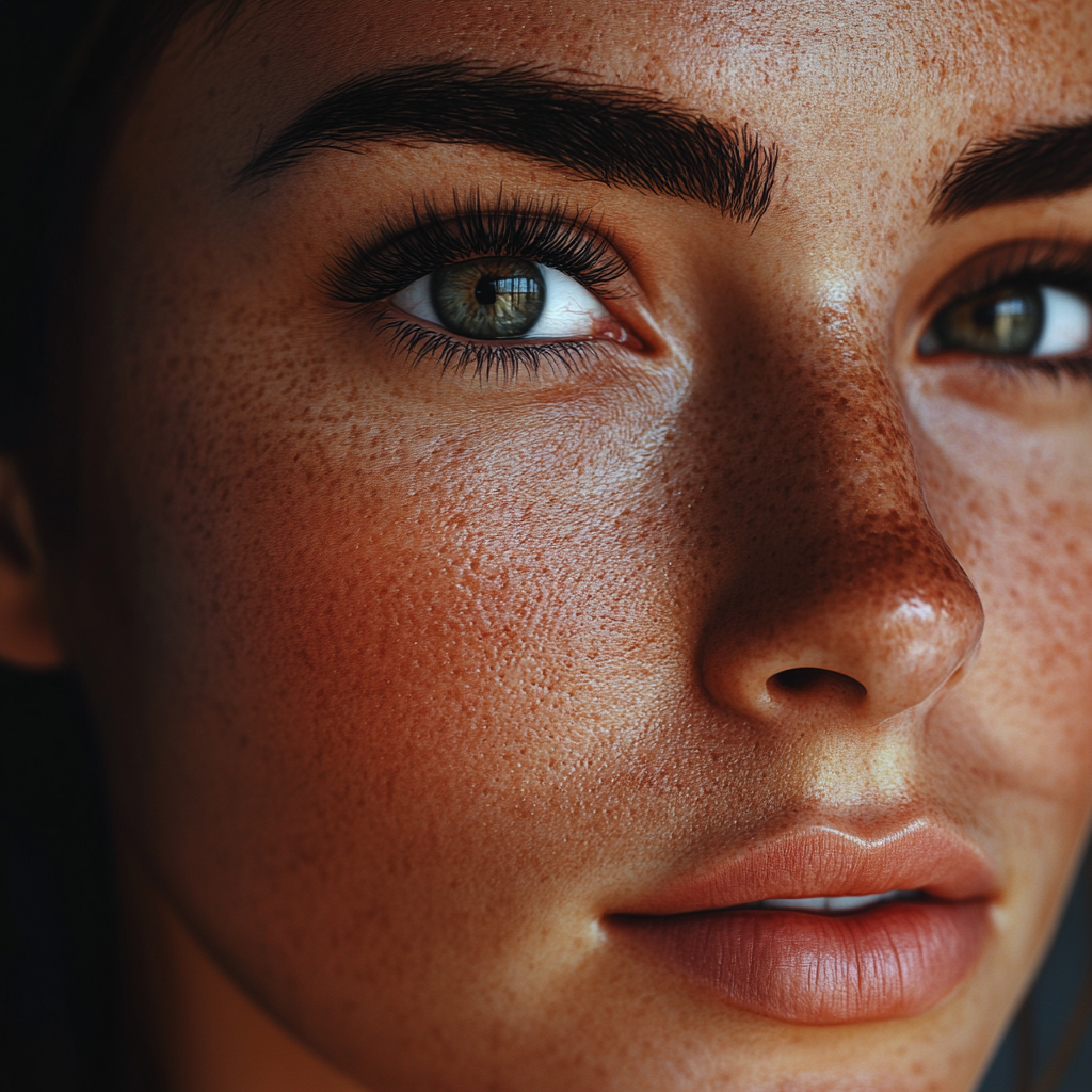 Close-up of Human Face Photo on Lummi