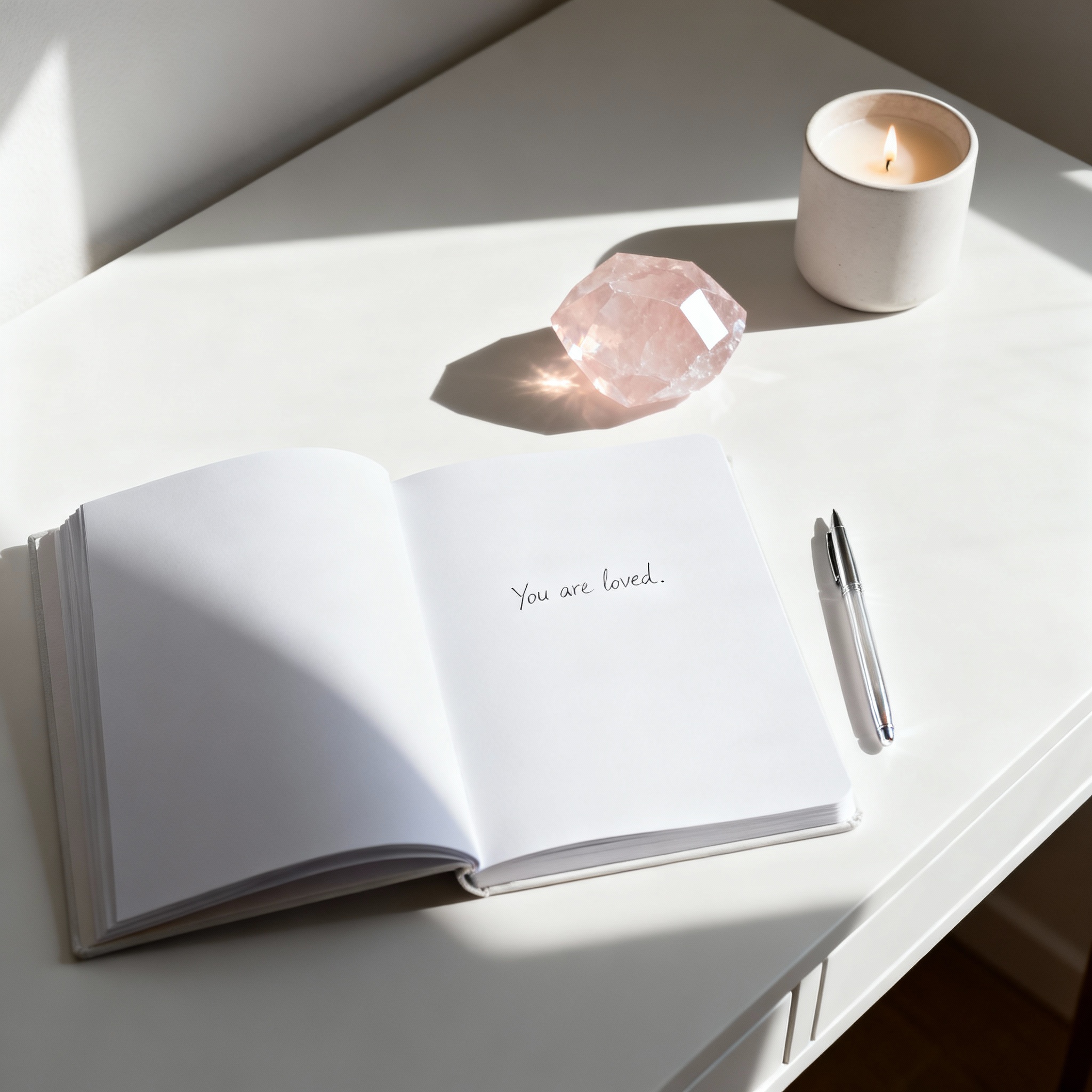 Serene Desk Scene Photo on Lummi