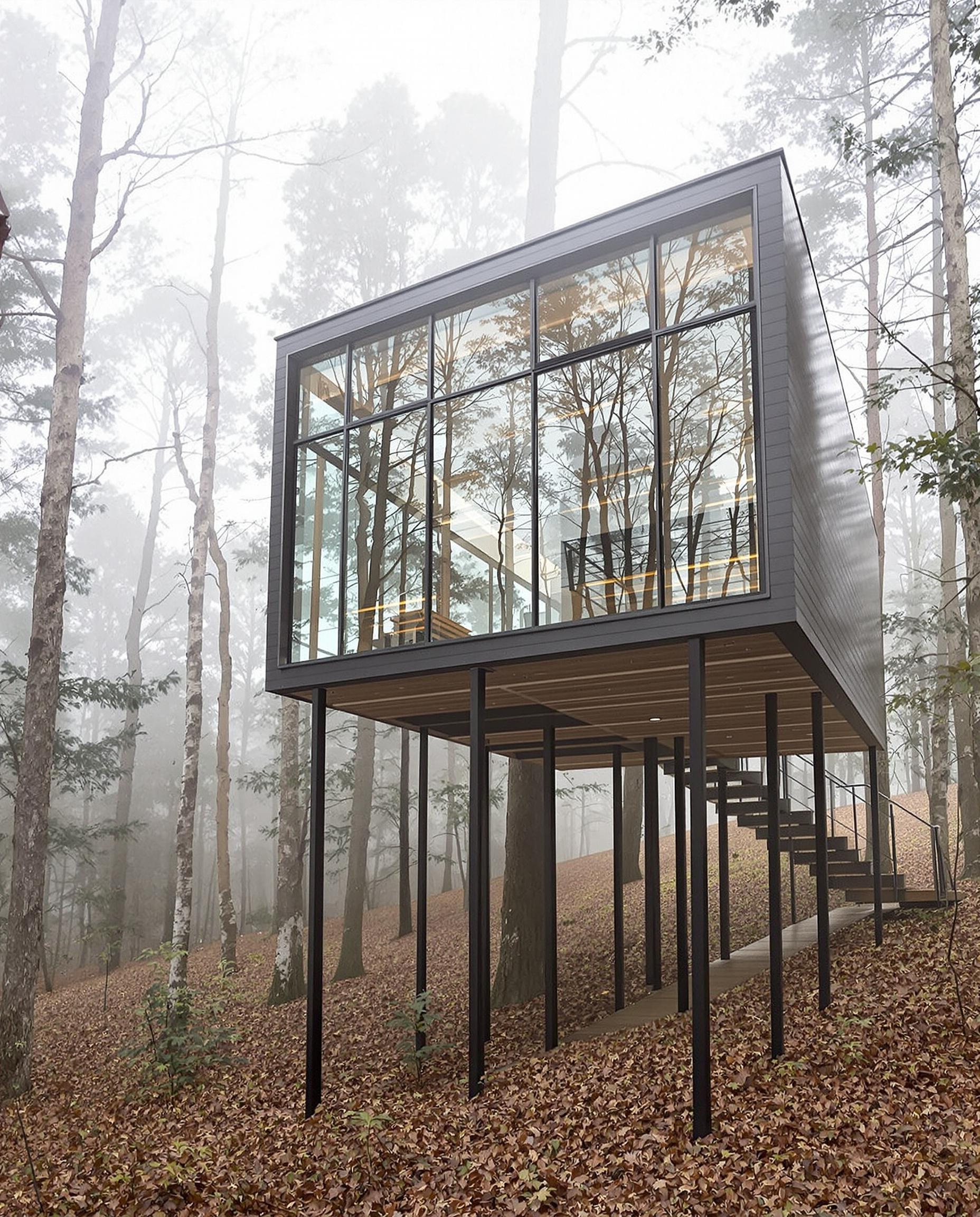 Modern Forest Cabin Photo on Lummi