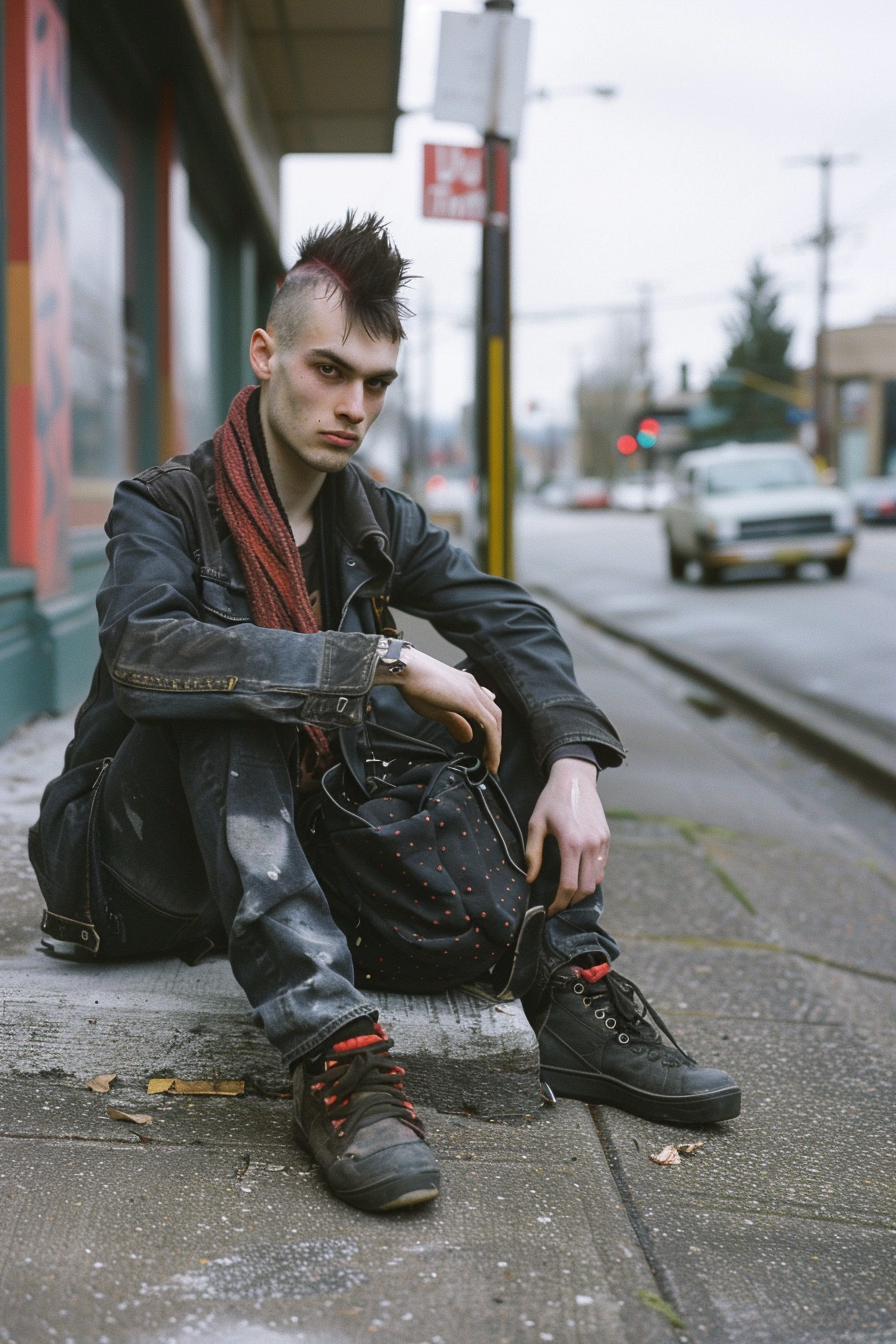 Urban Punk Rock Aesthetic Photo on Lummi