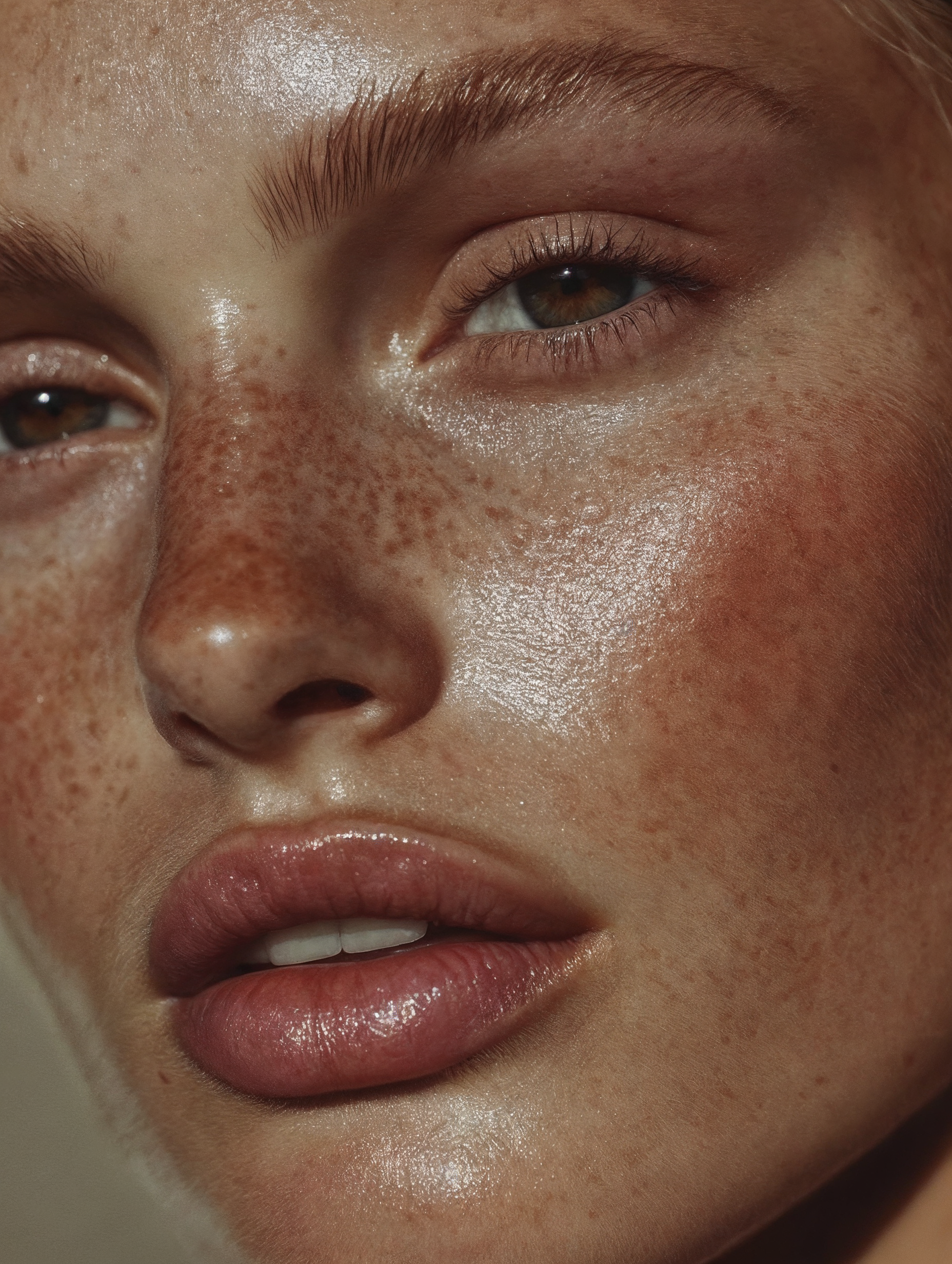 Freckled Face Close-Up Photo on Lummi