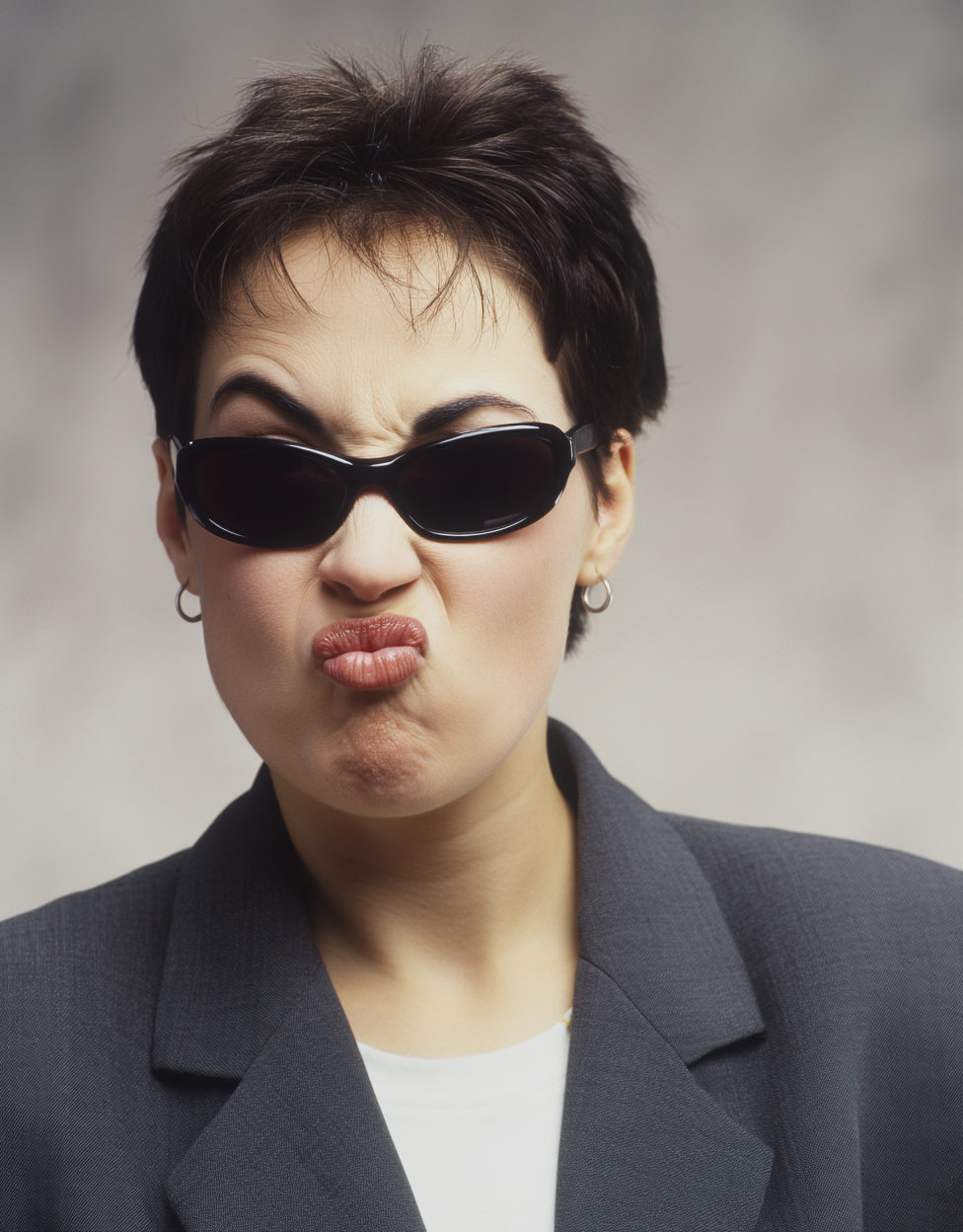 Playful Pouty Portrait Photo on Lummi