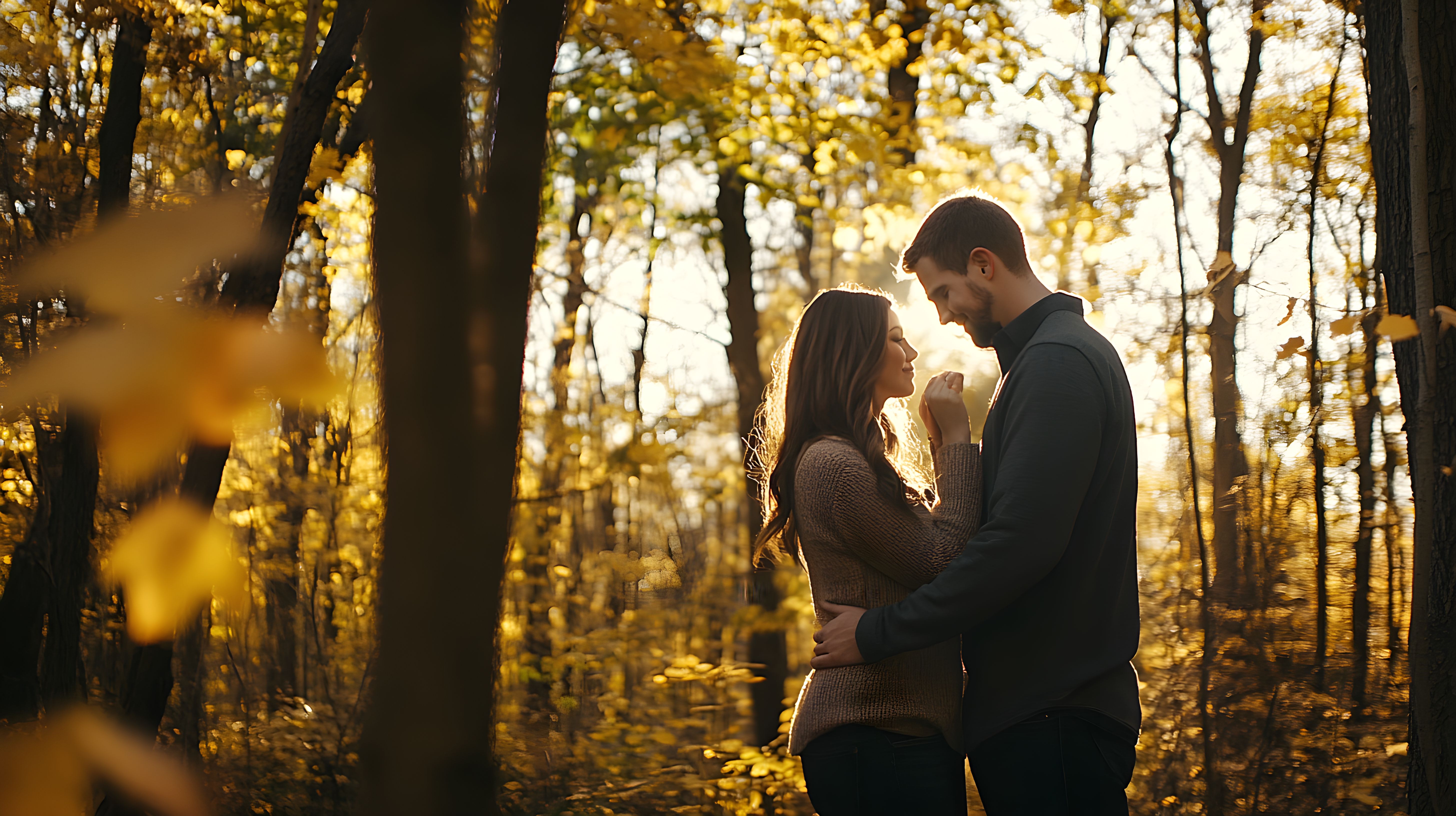Autumn Embrace in the Forest Photo on Lummi