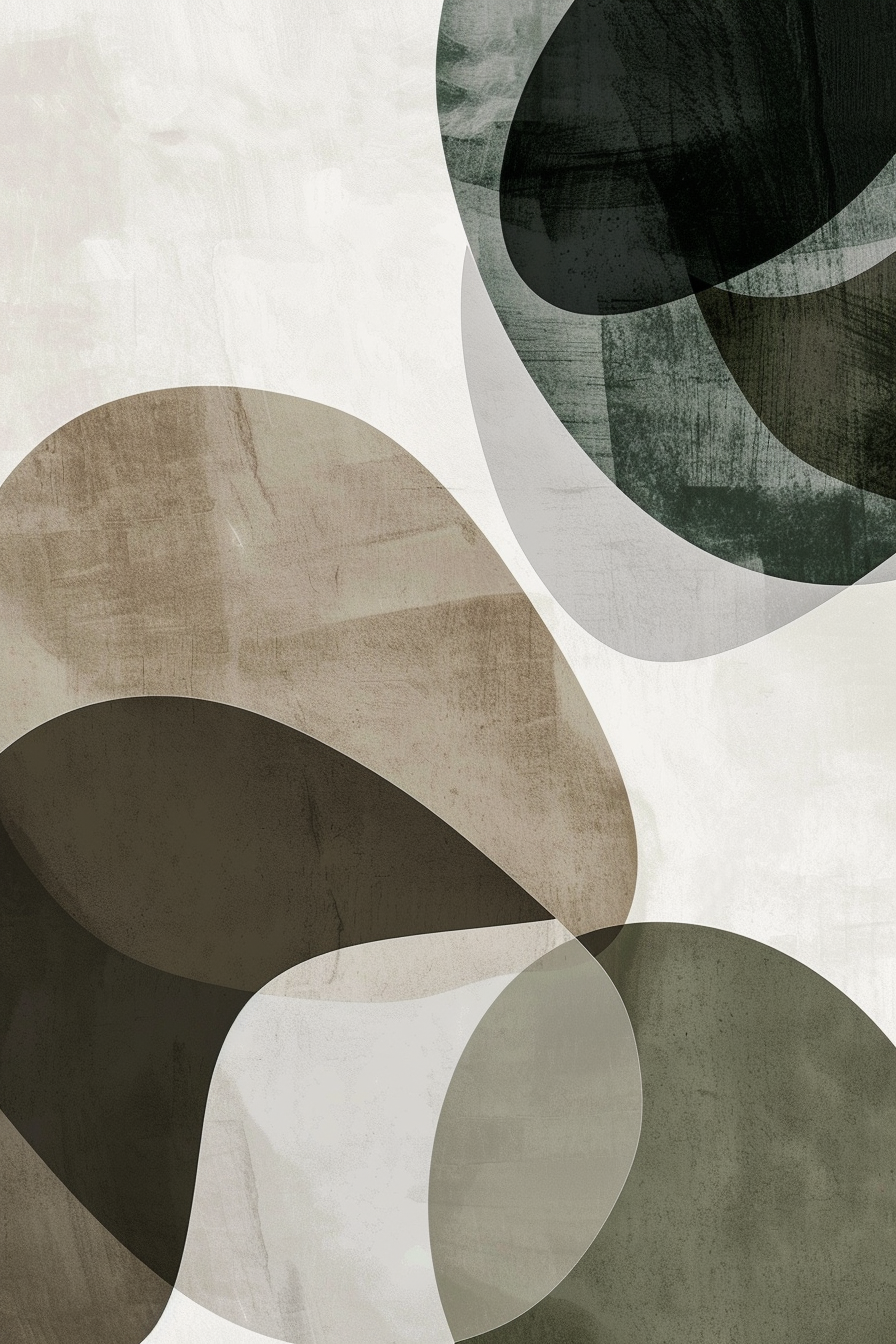 Abstract Organic Composition Illustration on Lummi