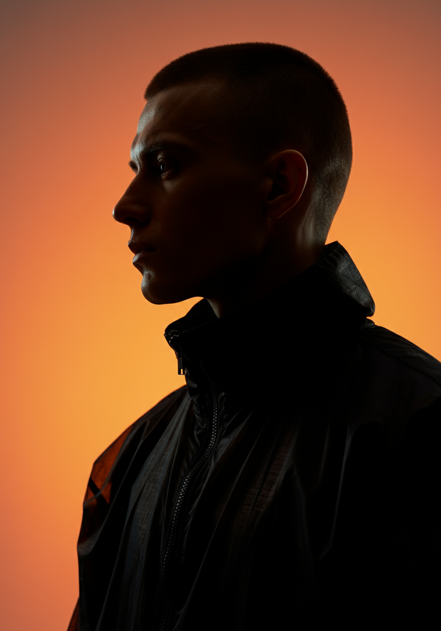 Buzz Cut Portrait Photo on Lummi