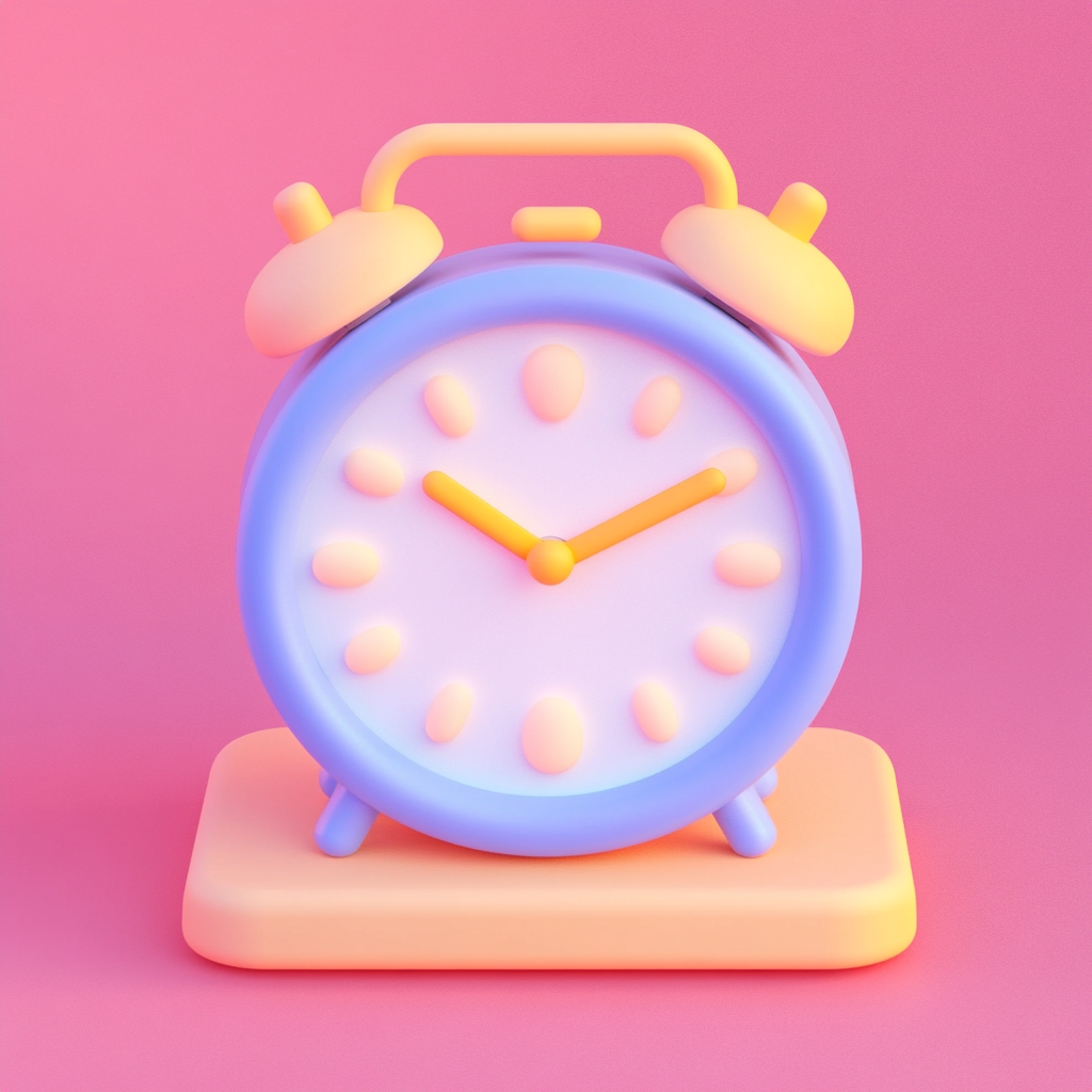 Lummi 3D - Stylized 3D Model of an Alarm Clock