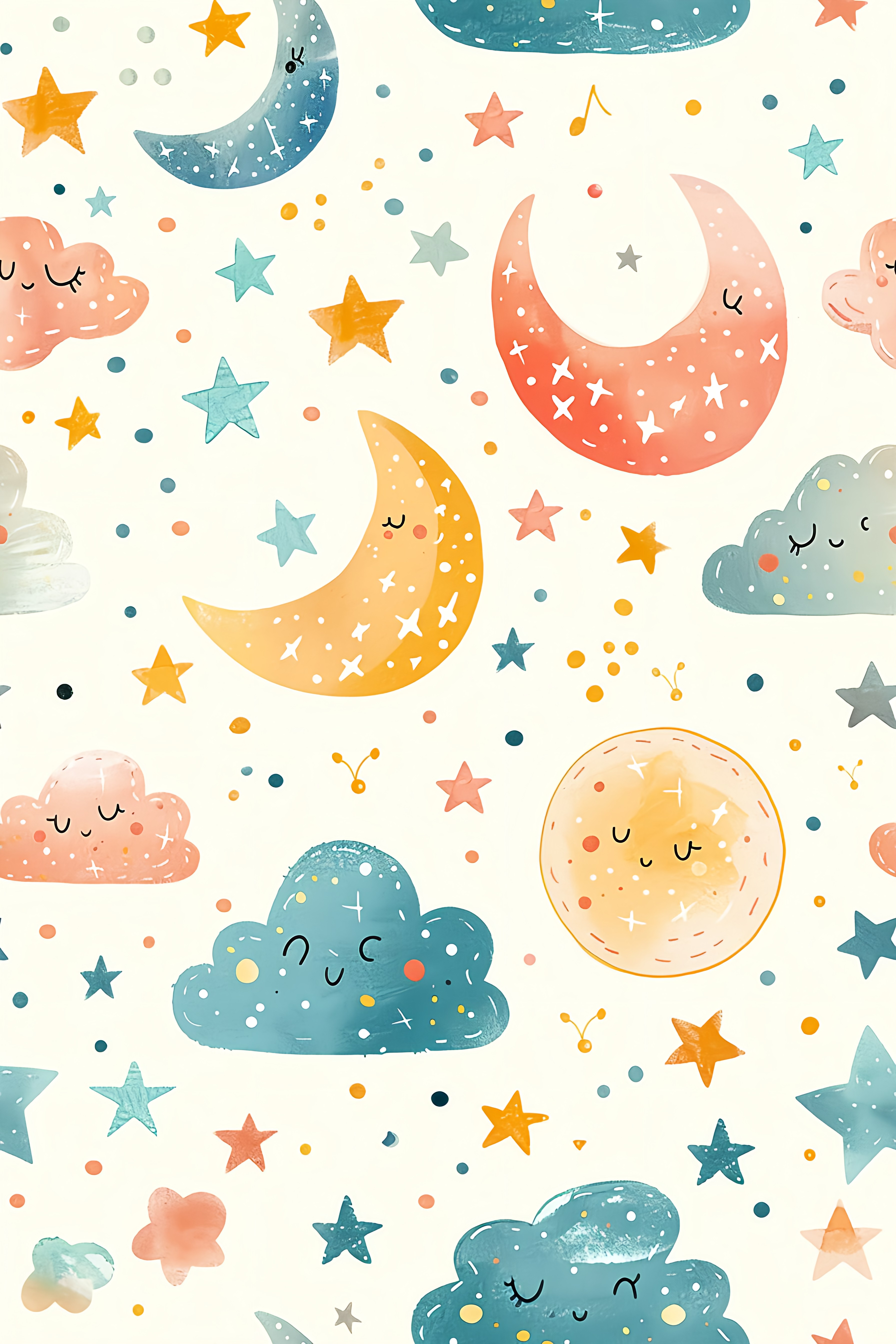 Whimsical Celestial Illustration Illustration on Lummi