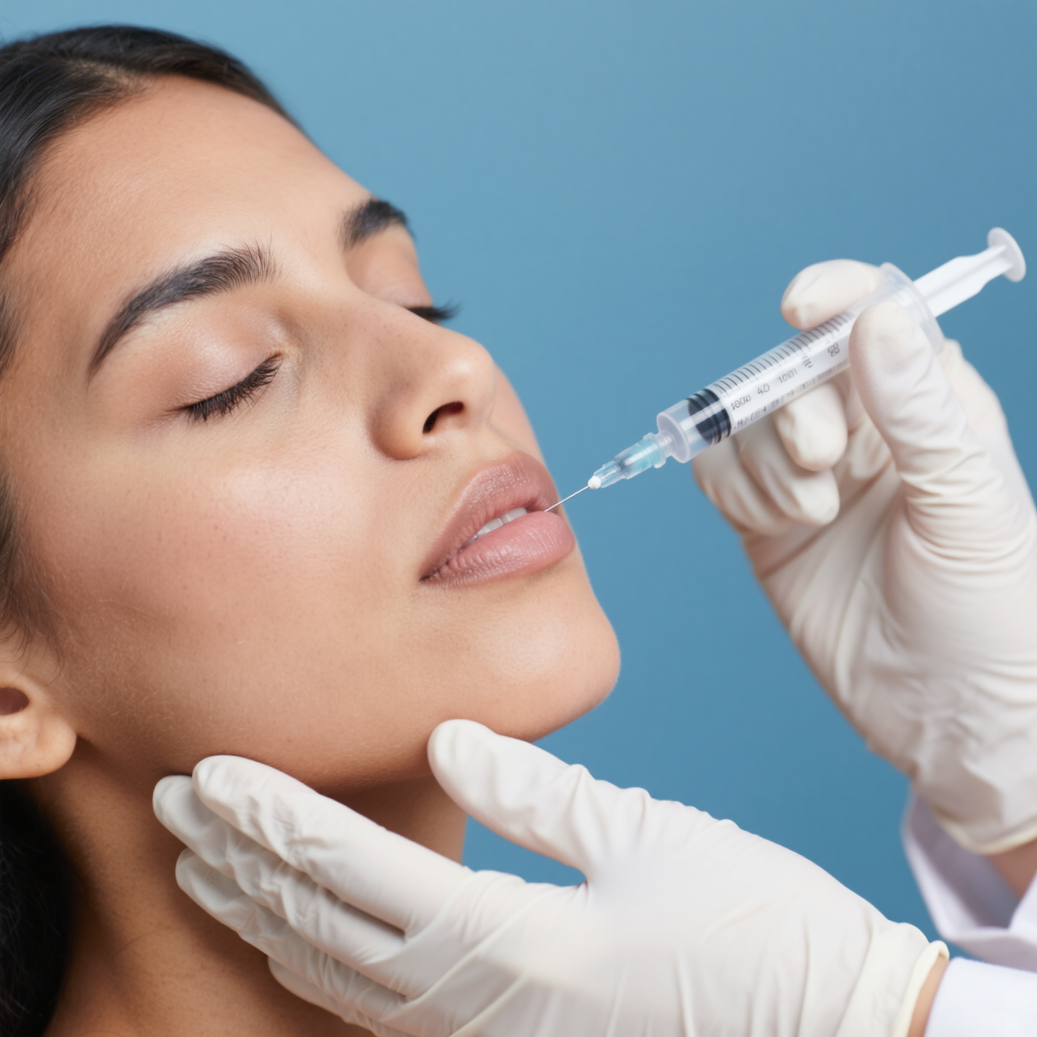 Cosmetic Injection Close-Up Photo on Lummi