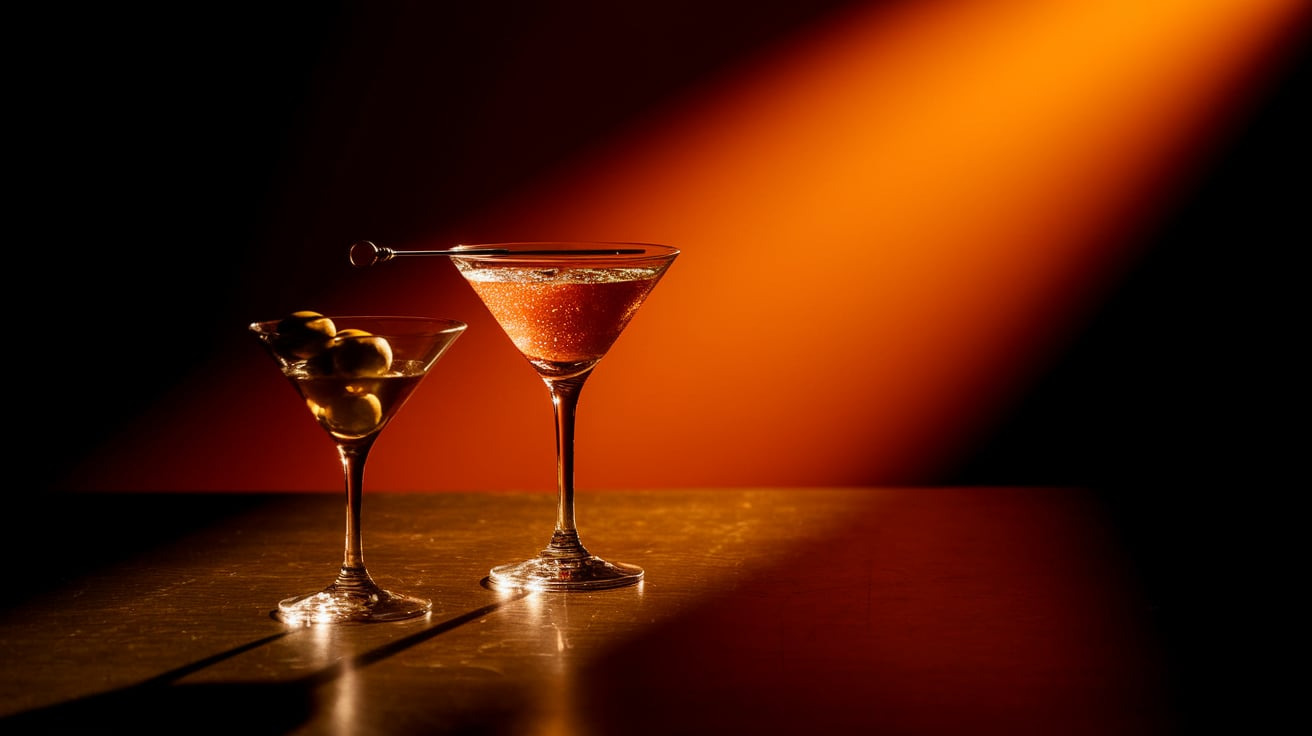 Elegant Martini Display Photo on Lummi