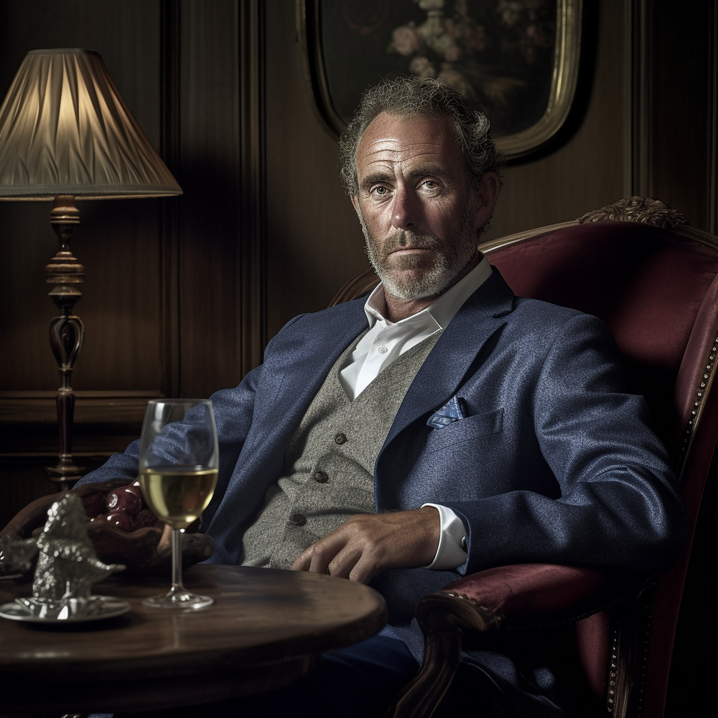 Distinguished Man in Elegant Room Photo on Lummi