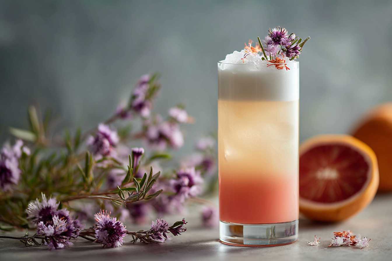 Layered Cocktail Display Photo on Lummi