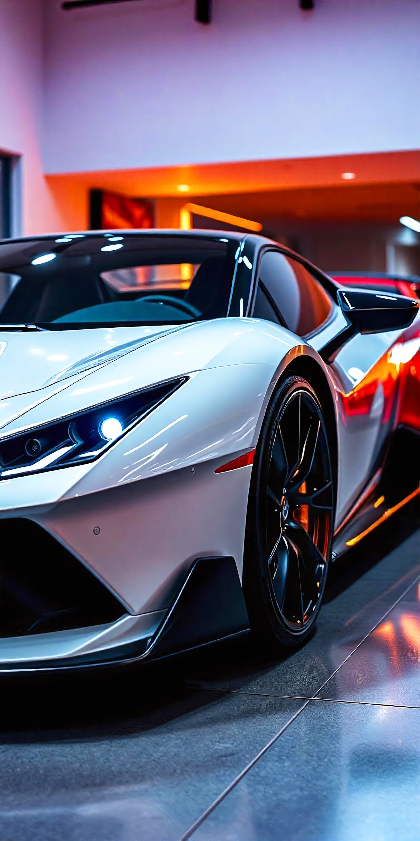 Sleek Modern Sports Car in Showroom Photo on Lummi