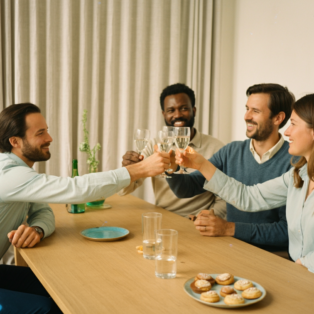 Celebratory Toast Photo on Lummi