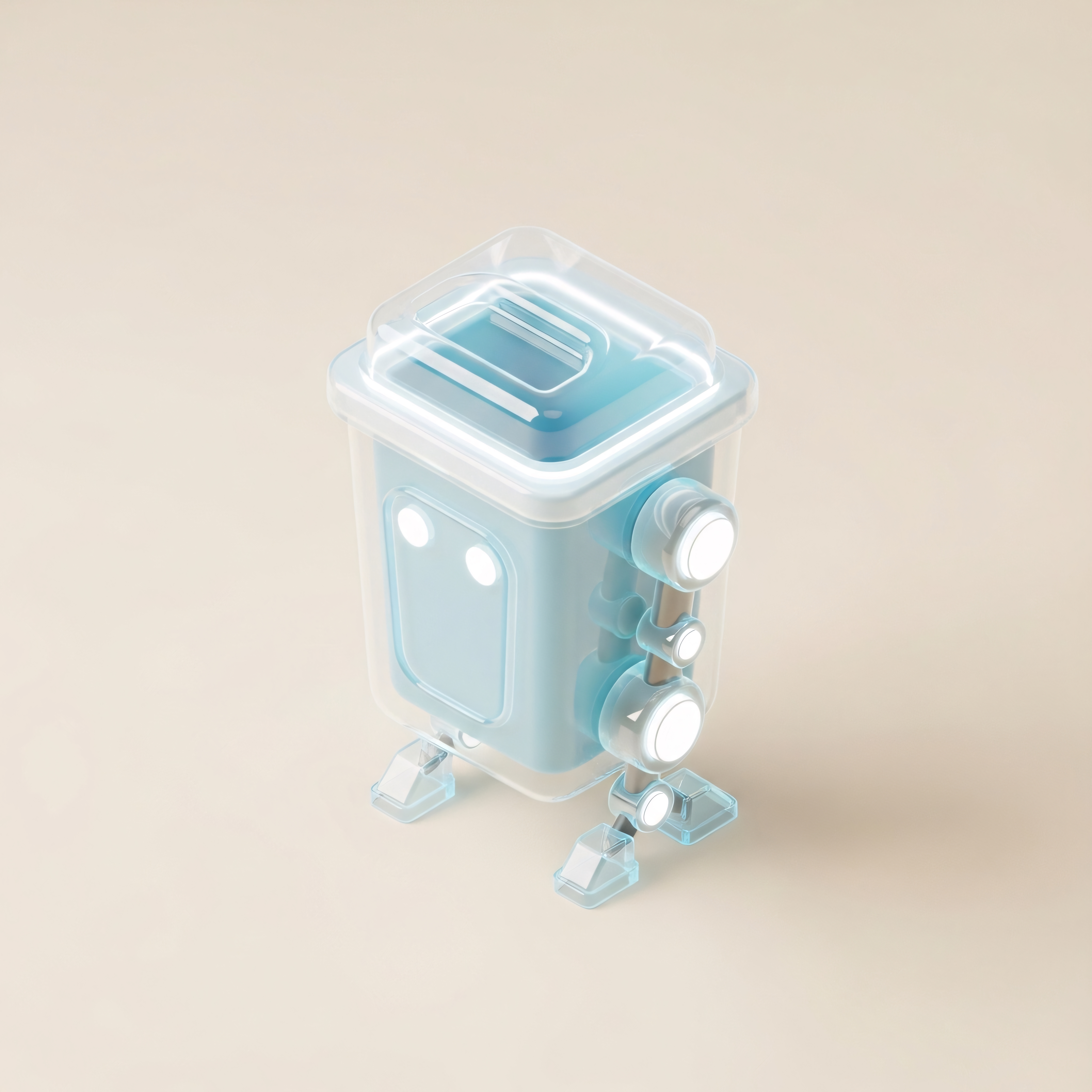 Futuristic Container Design 3D Image on Lummi