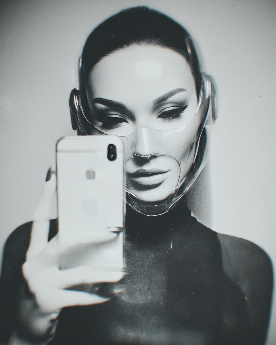 Futuristic Selfie Portrait Photo on Lummi