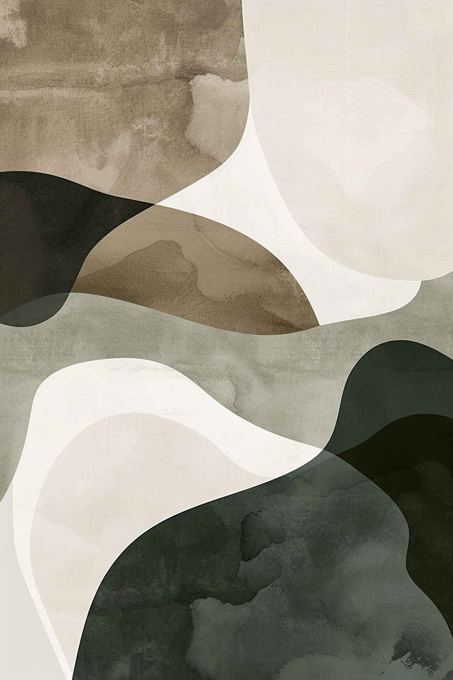 Abstract Fluid Composition Illustration on Lummi