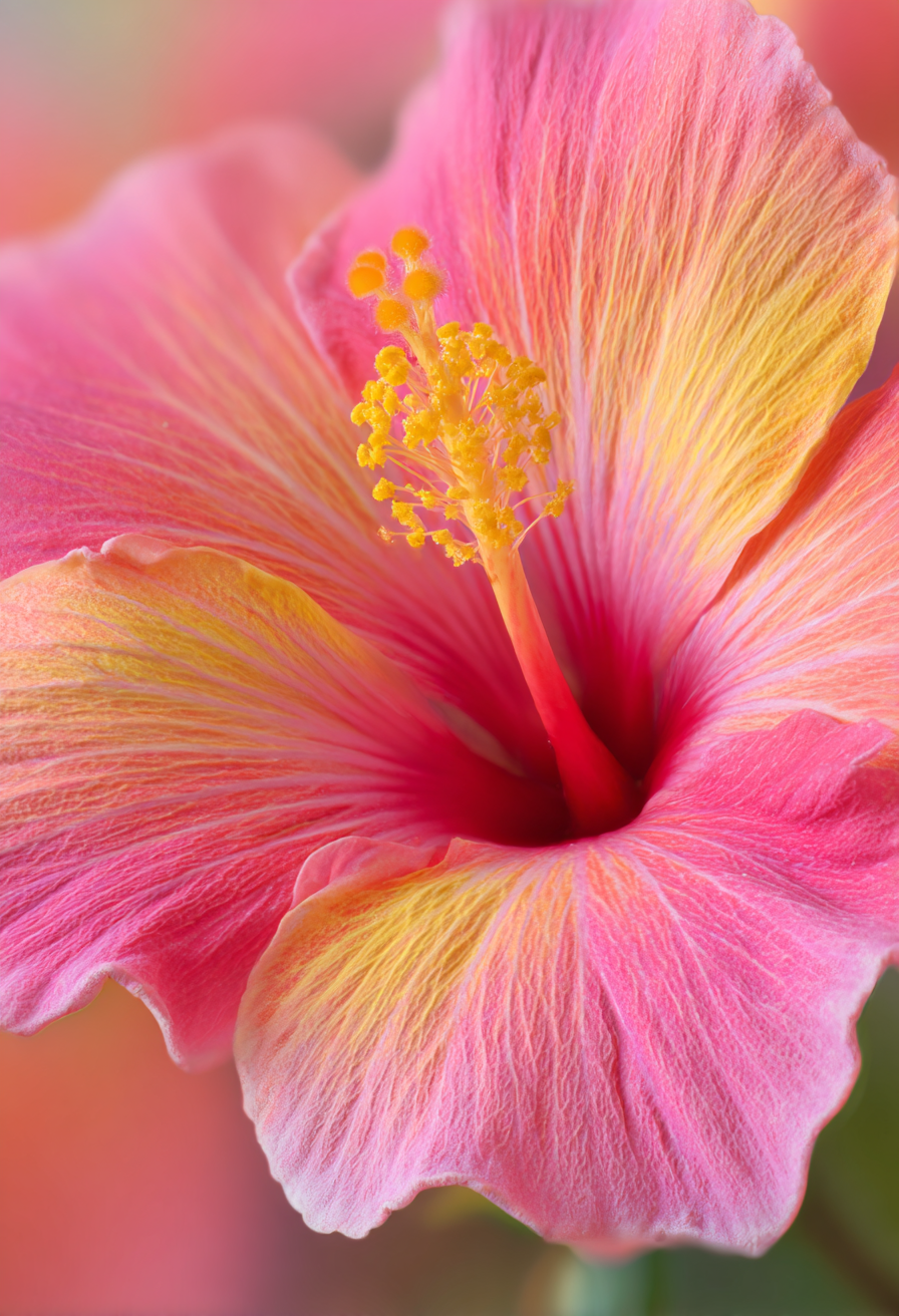 Close-Up Hibiscus Flower Photo on Lummi