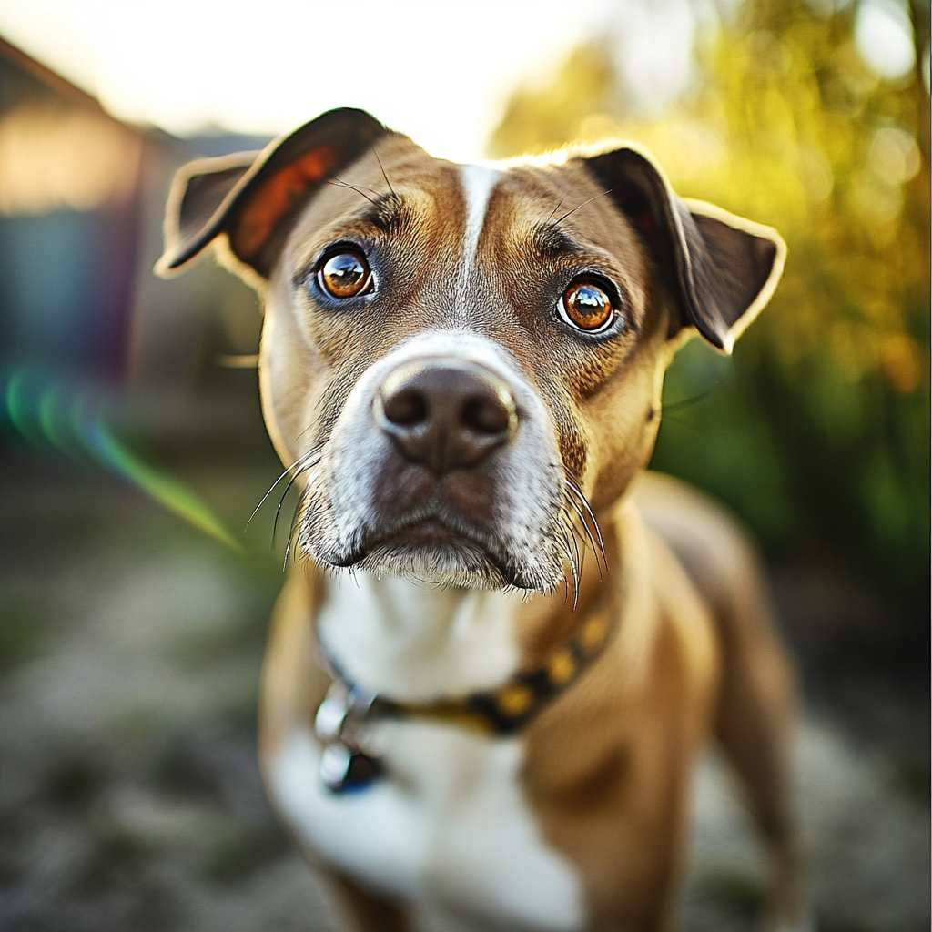Inquisitive Dog Close-Up Photo on Lummi