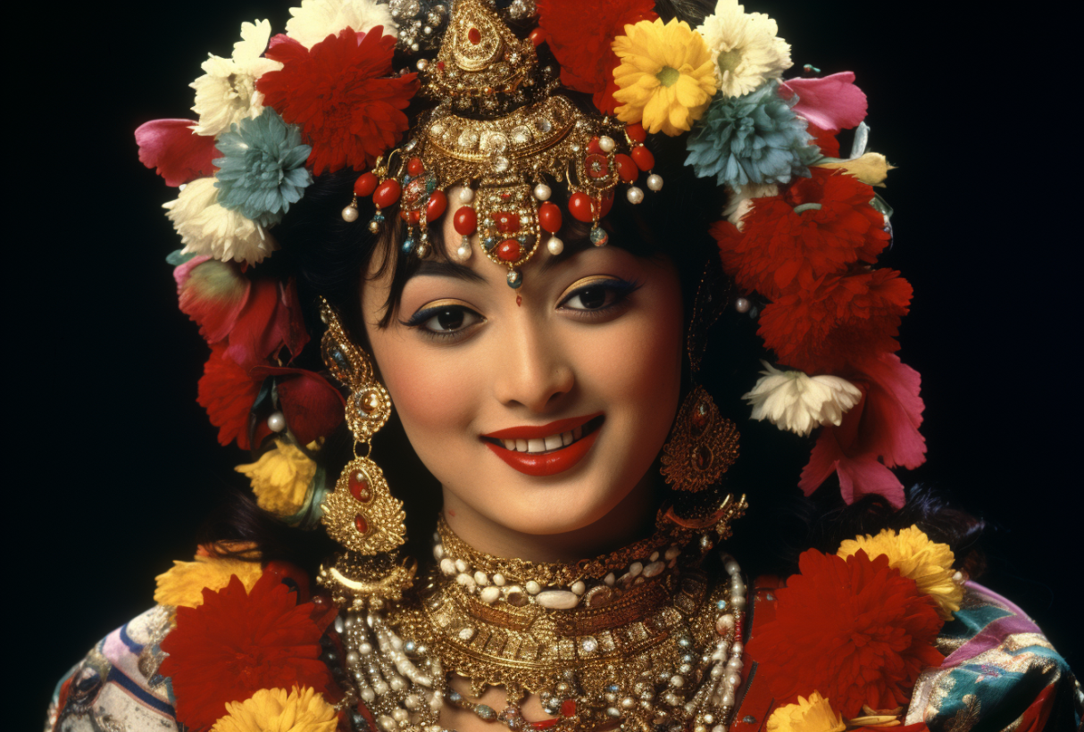 Regal South Asian Elegance Photo on Lummi