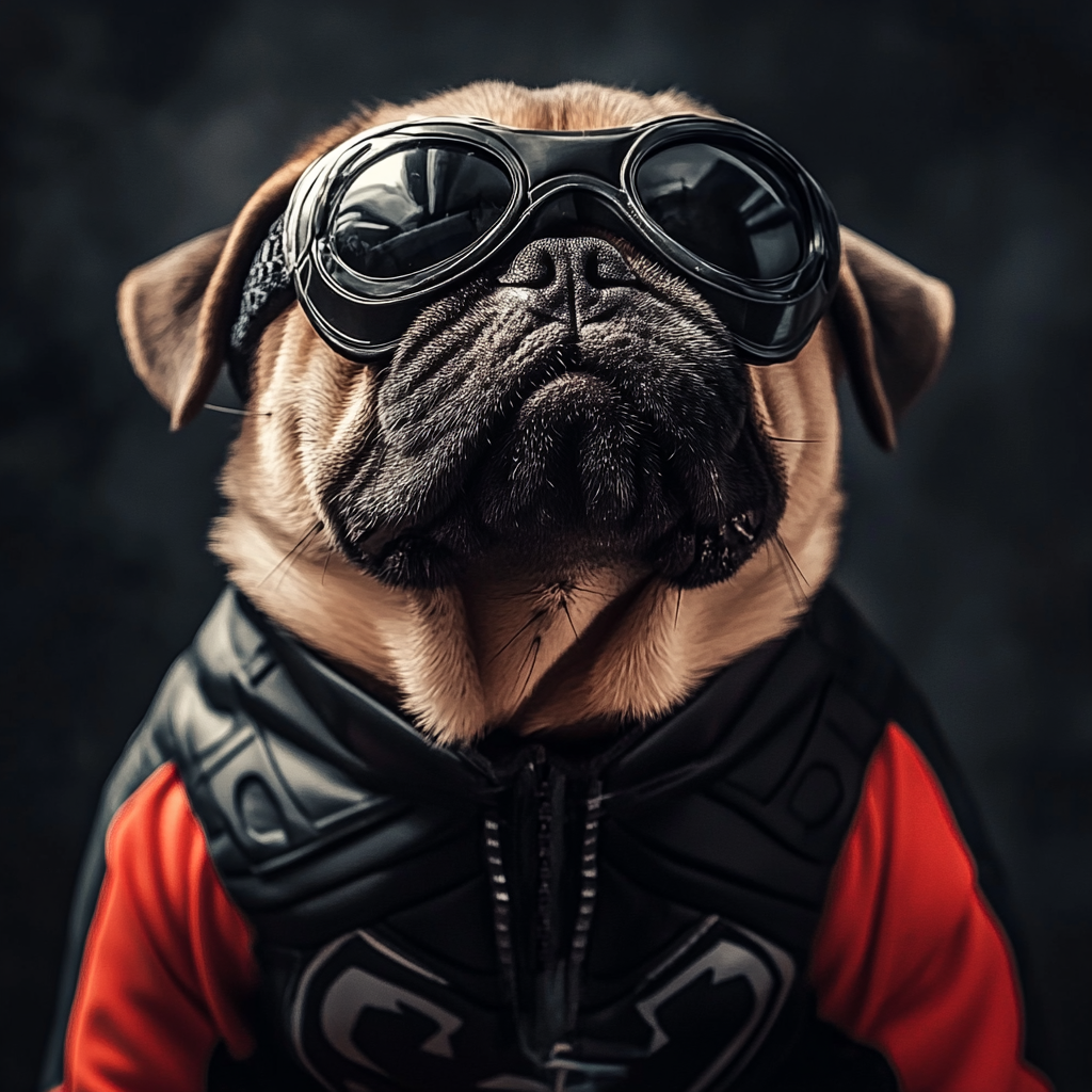 Futuristic Pug Style Photo on Lummi