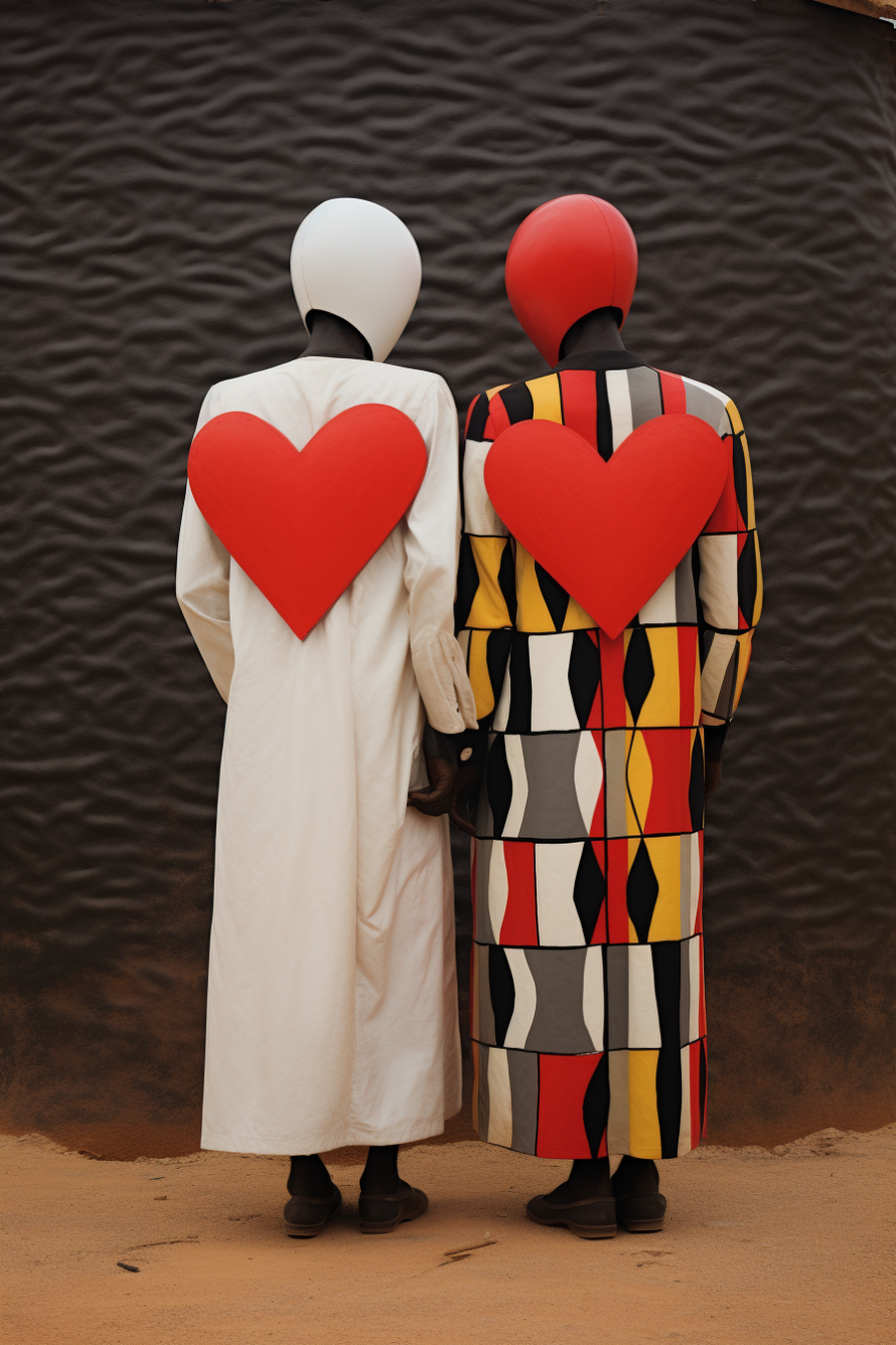 Contrast of Hearts Photo on Lummi