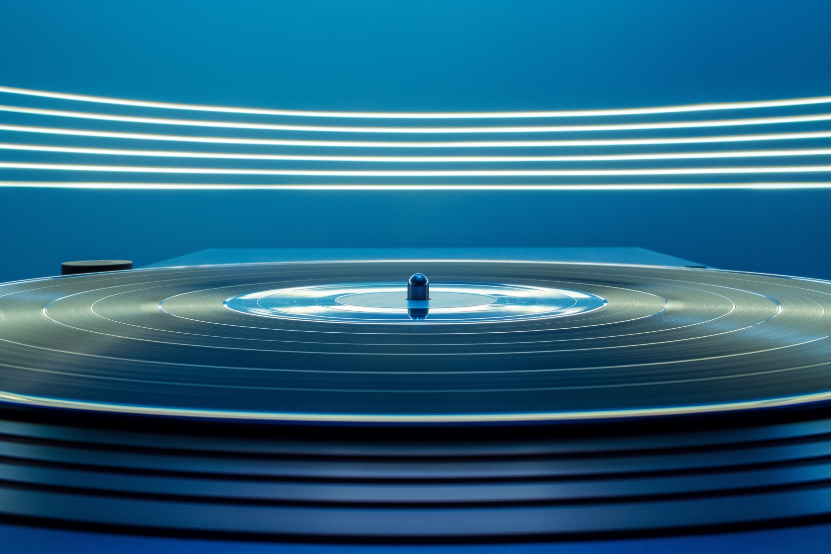 Modern Turntable Close-Up Photo on Lummi