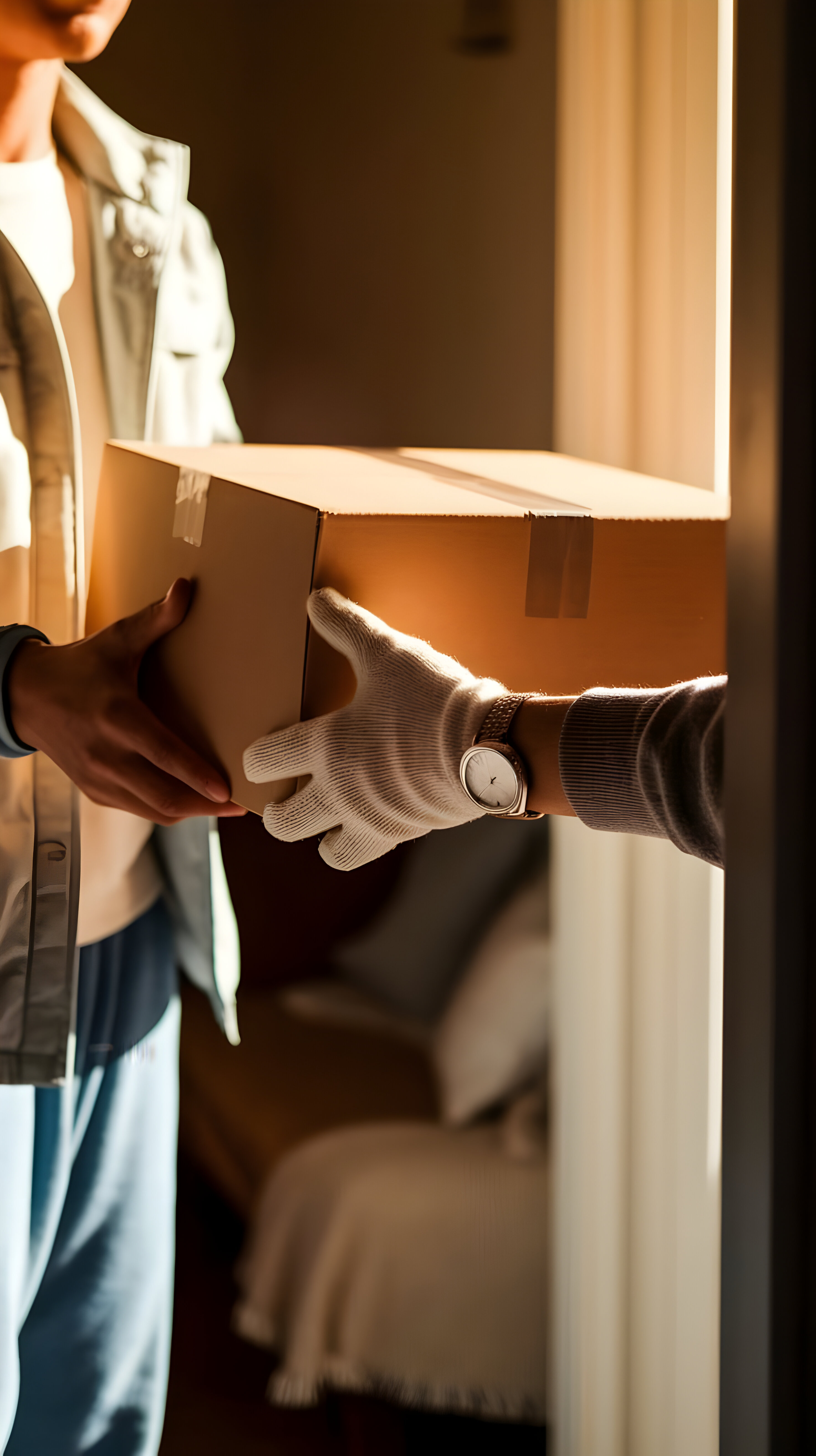 Package Exchange Scene Photo on Lummi