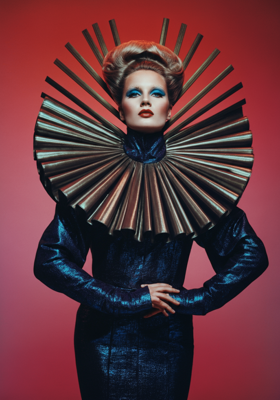 Avant-Garde Fashion Portrait Photo on Lummi
