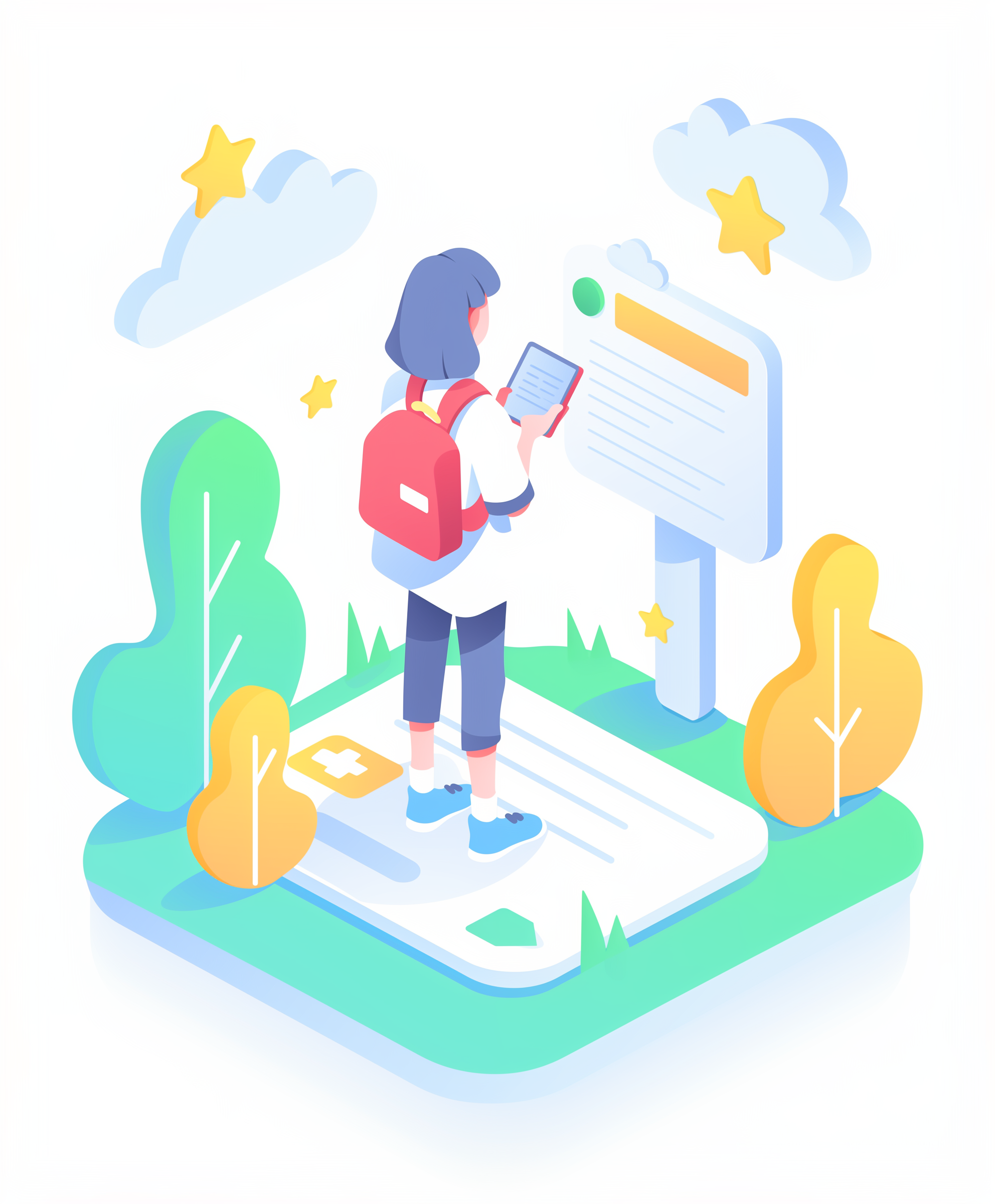 Whimsical Learning Illustration Illustration on Lummi