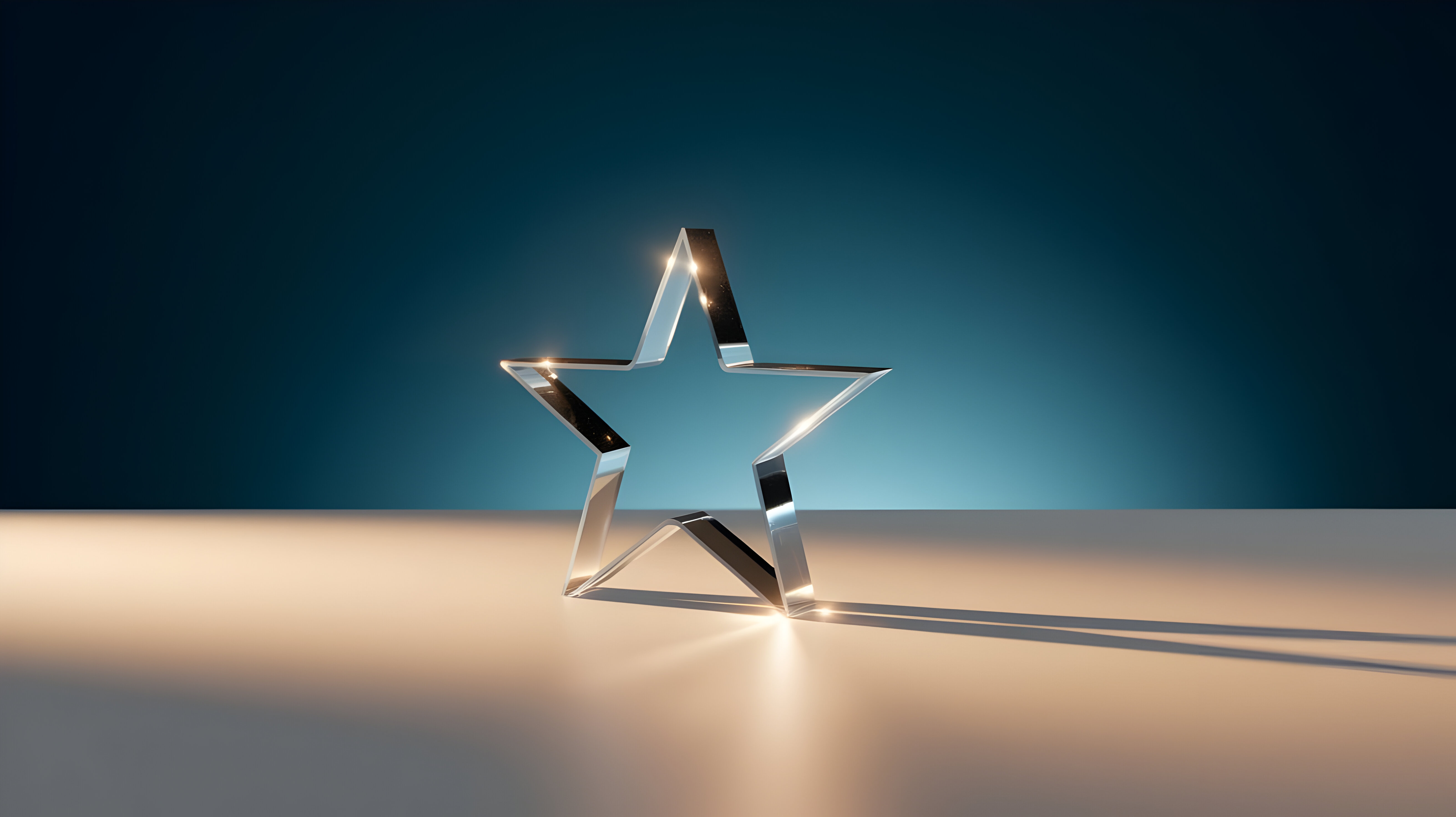 Metallic Star Sculpture Photo on Lummi