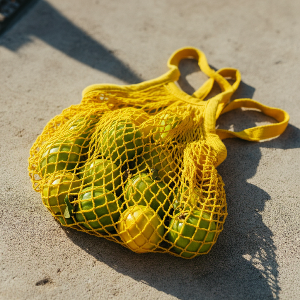 Mesh Bag with Citrus Photo on Lummi