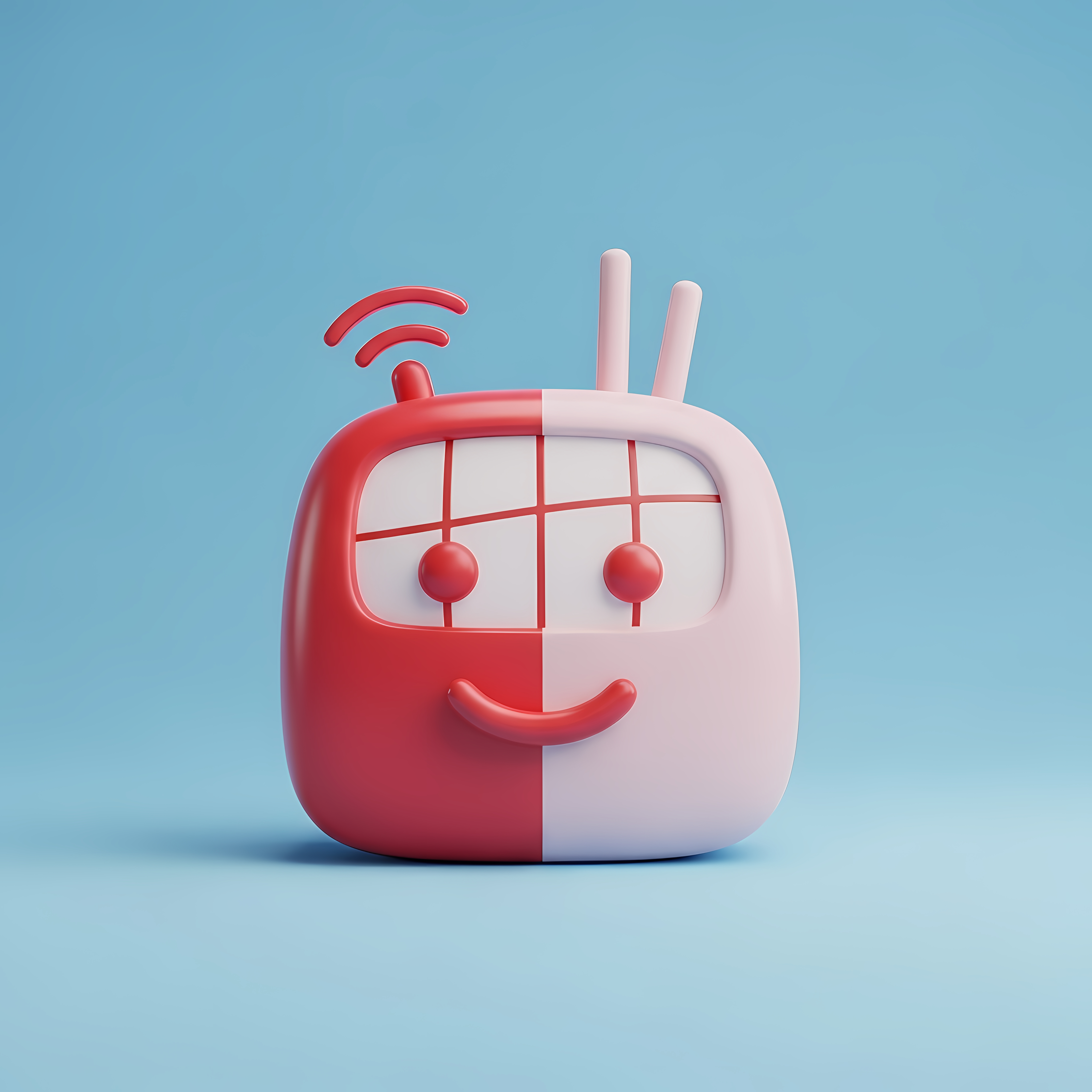 Cartoon TV Character 3D Image on Lummi