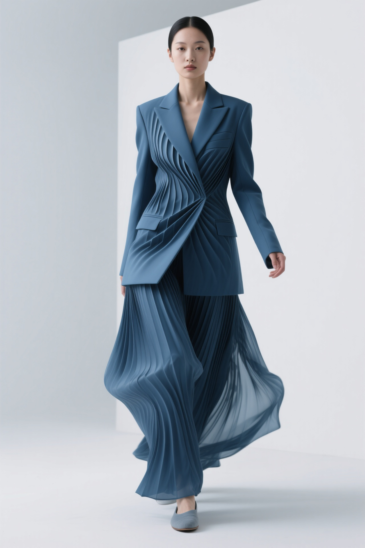 Elegant Blue Ensemble Photo on Lummi