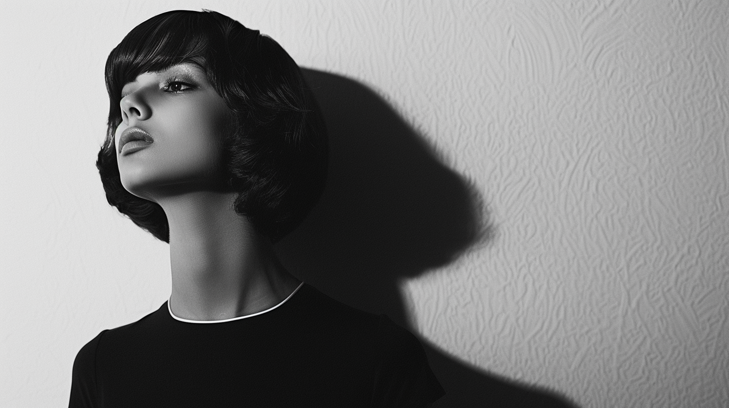 Monochromatic Fashion Portrait Photo on Lummi