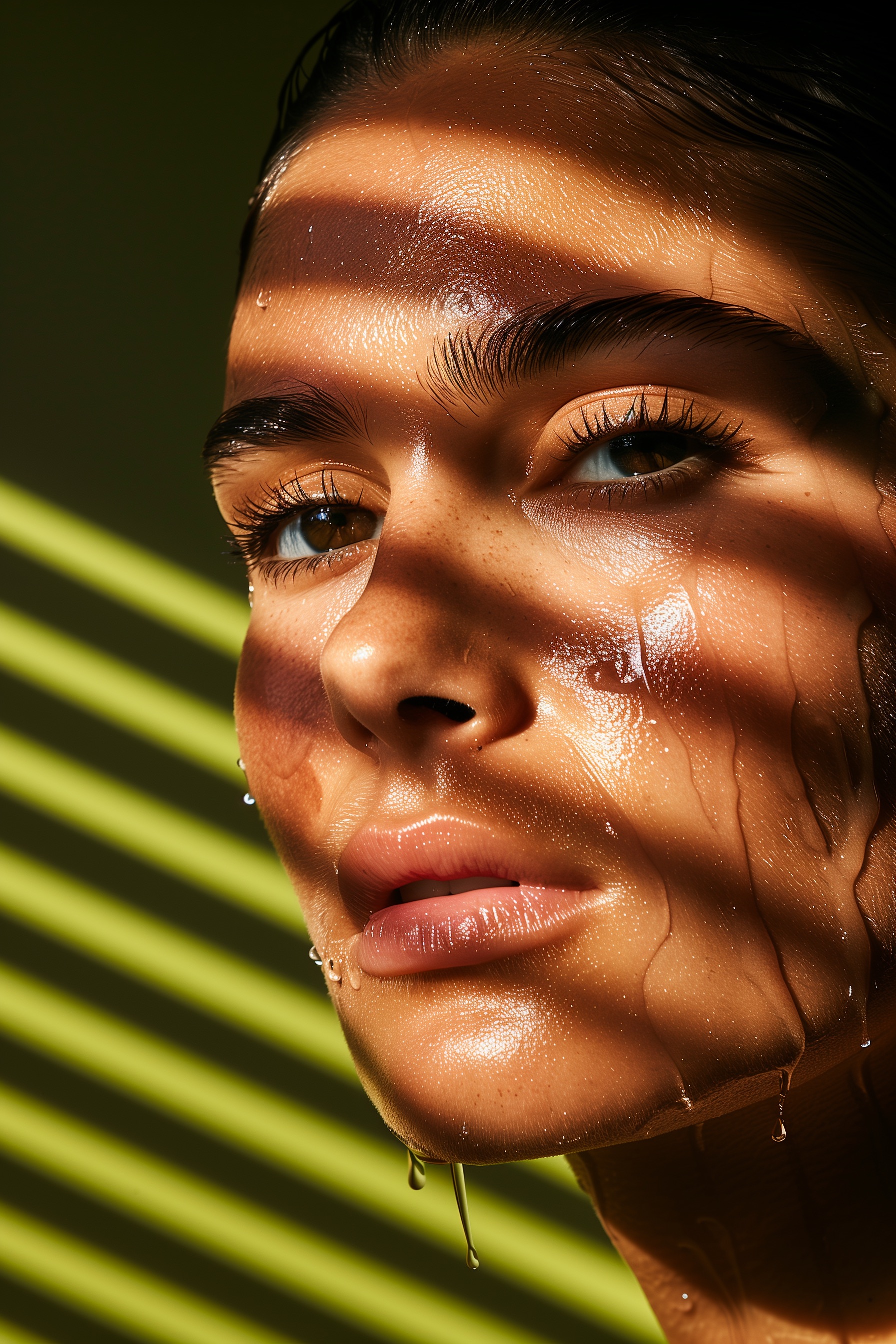 Dramatic Wet Portrait Photo on Lummi