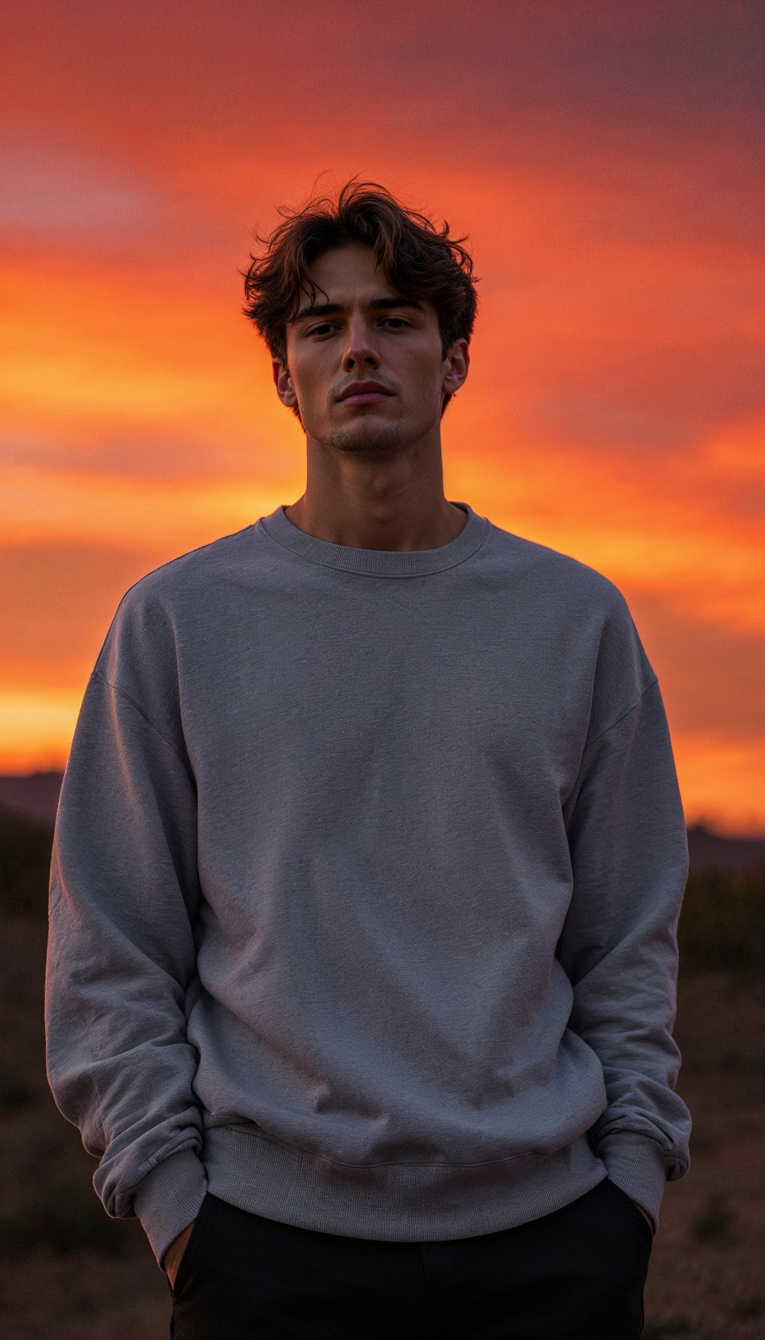 Sunset Portrait Photo on Lummi