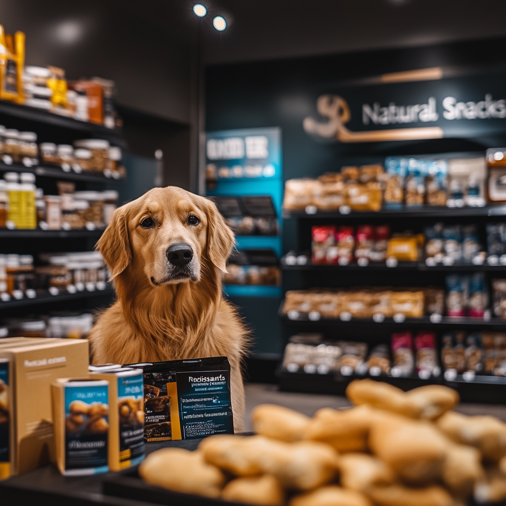 Golden Retriever in Pet Store Photo on Lummi