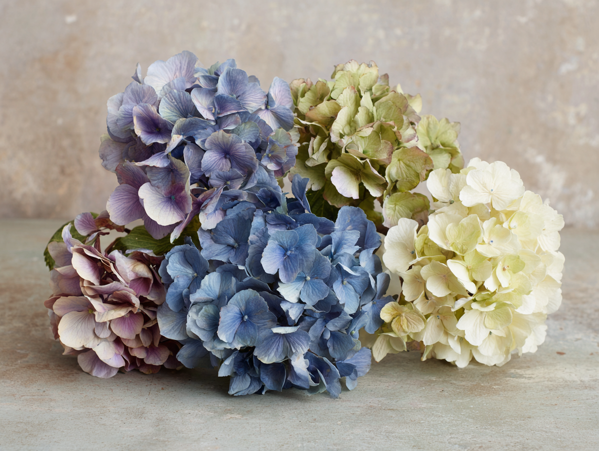 Elegant Hydrangea Display Photo on Lummi