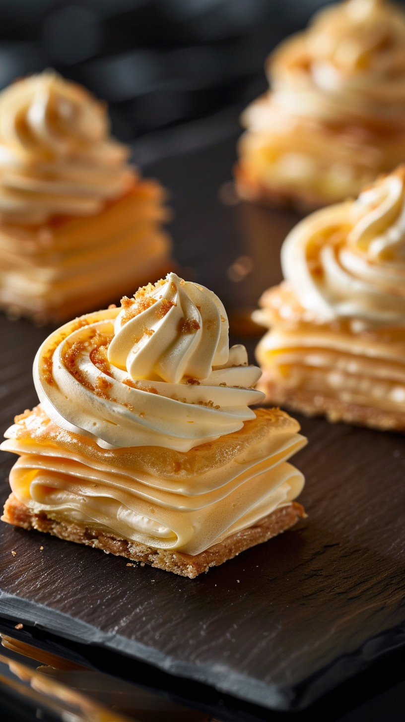 Exquisite Layered Pastry Dessert Photo on Lummi