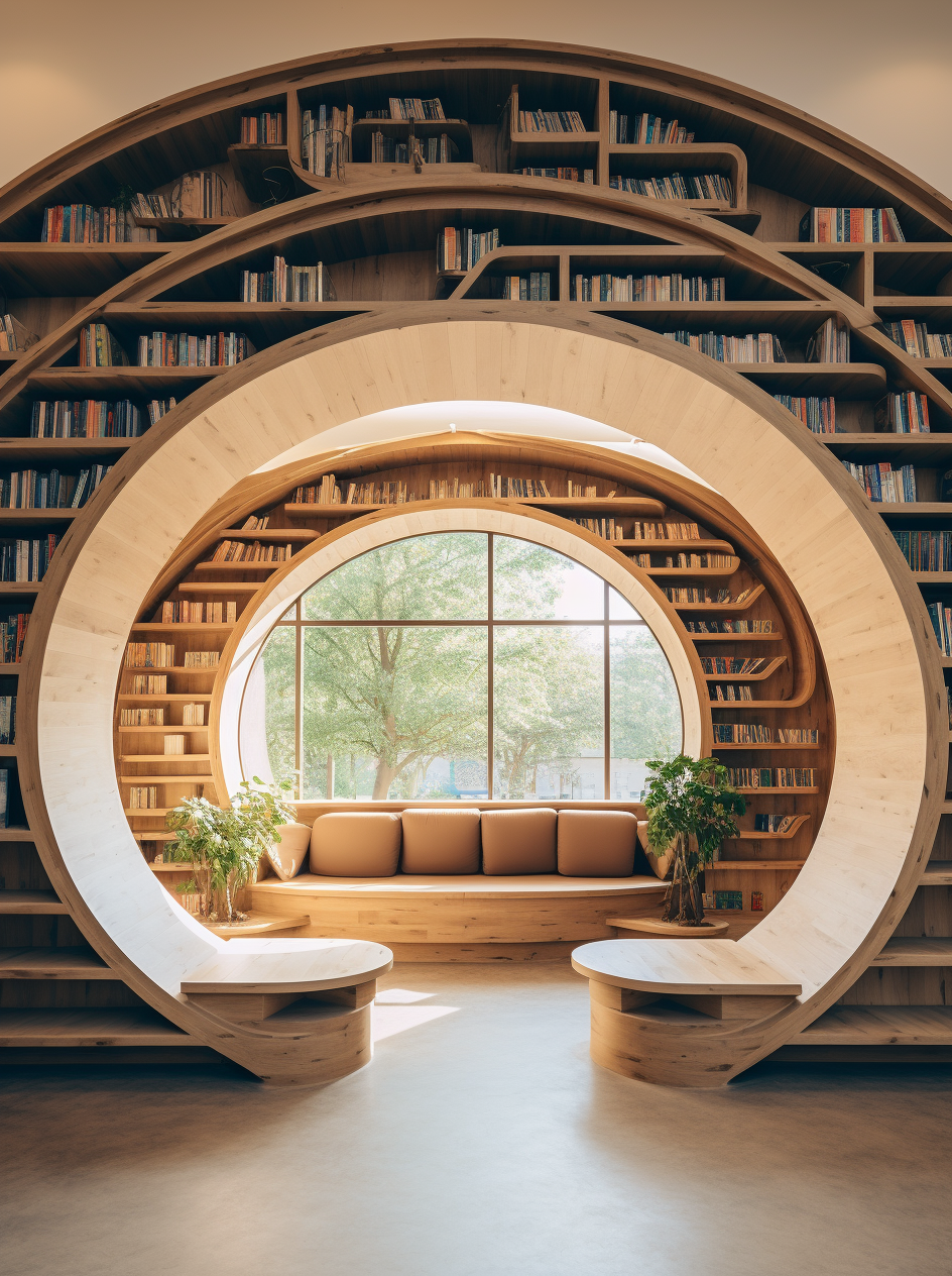 Luminous Portal Library Nook Photo on Lummi