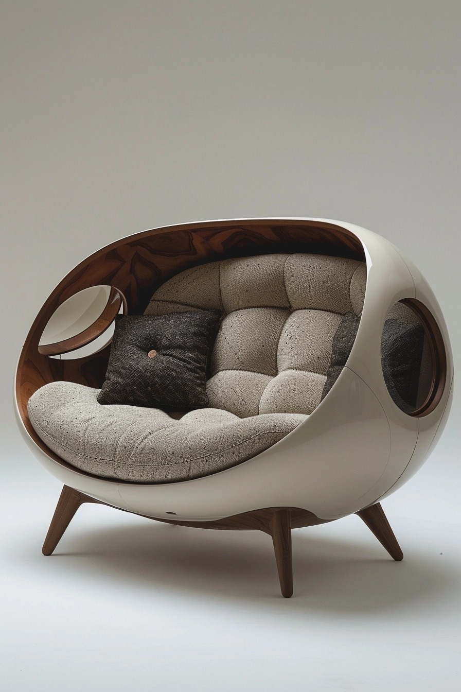 Futuristic Capsule Chair Photo on Lummi